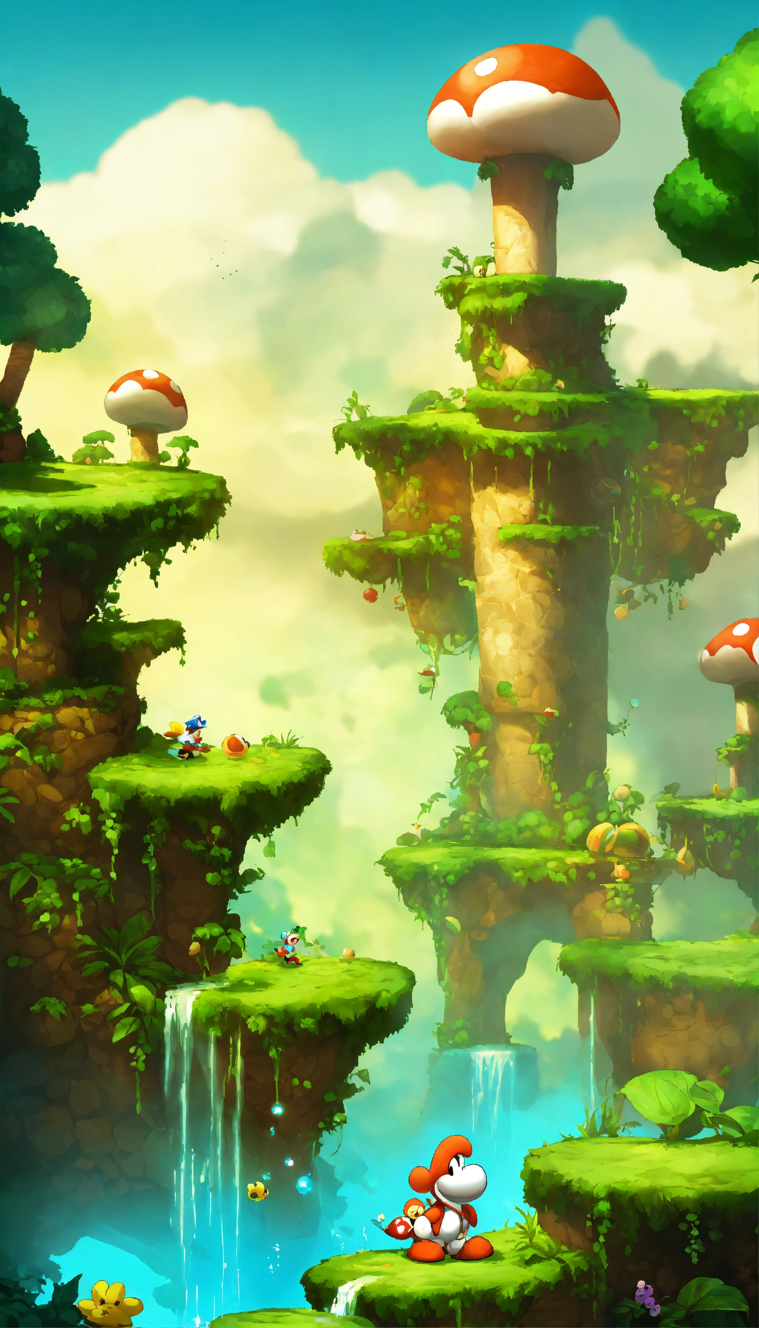 Lexica - Side-scrolling Rayman style platform game featuring Yoshi.