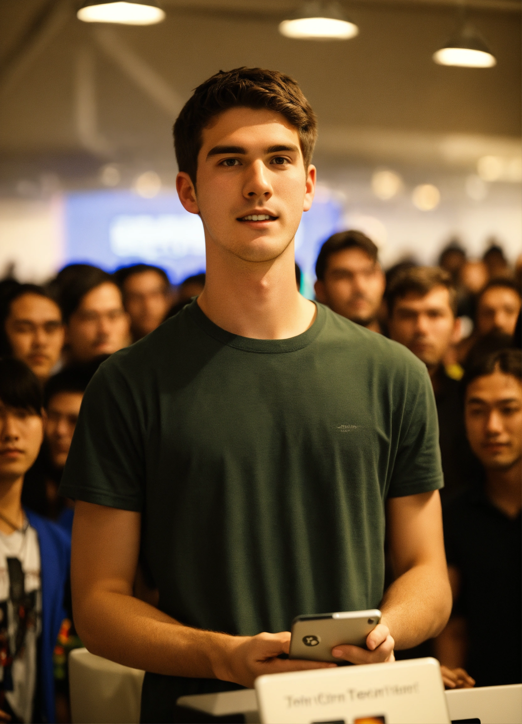 Lexica - John, now in his early 20s, is shown standing in front of a ...
