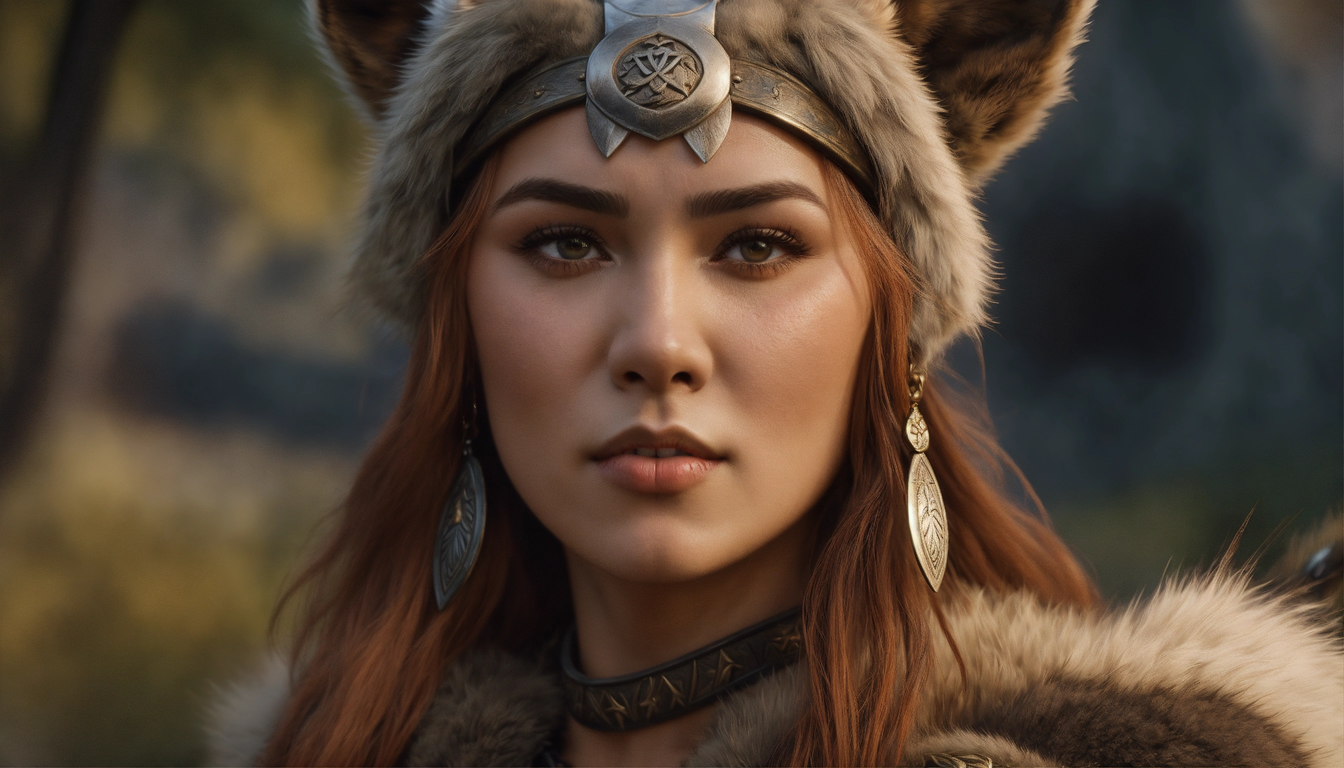 Lexica - Germanic shaman woman with a rounded nose and pear-shaped head ...