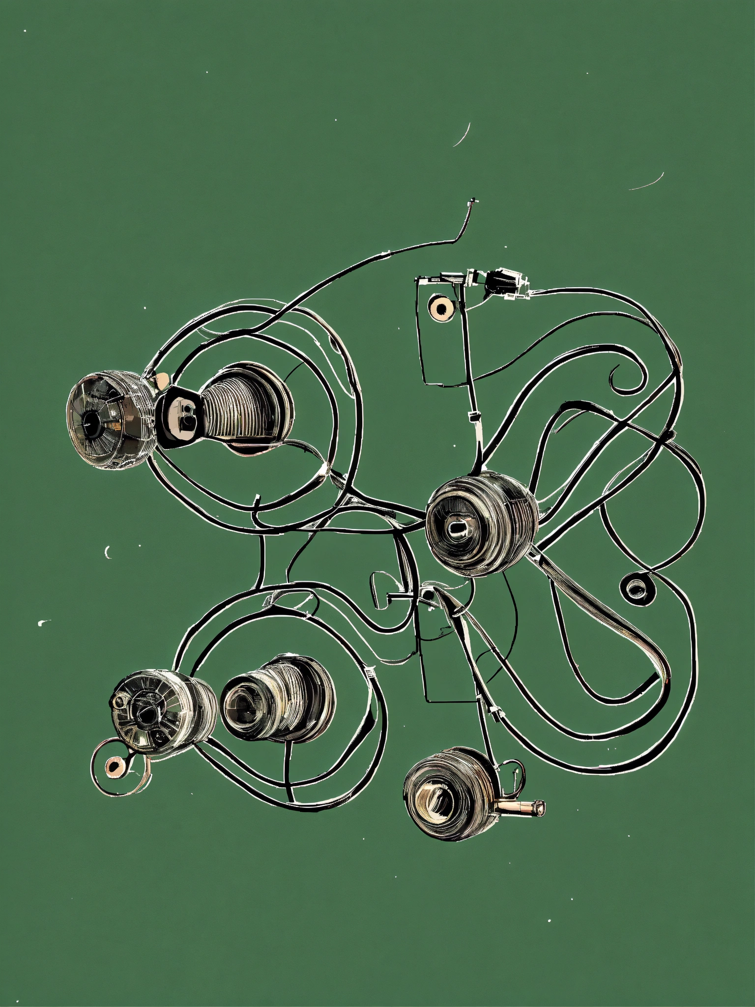 Lexica - MAKE THIS IMAGE A DOUBLE LINE DRAWING