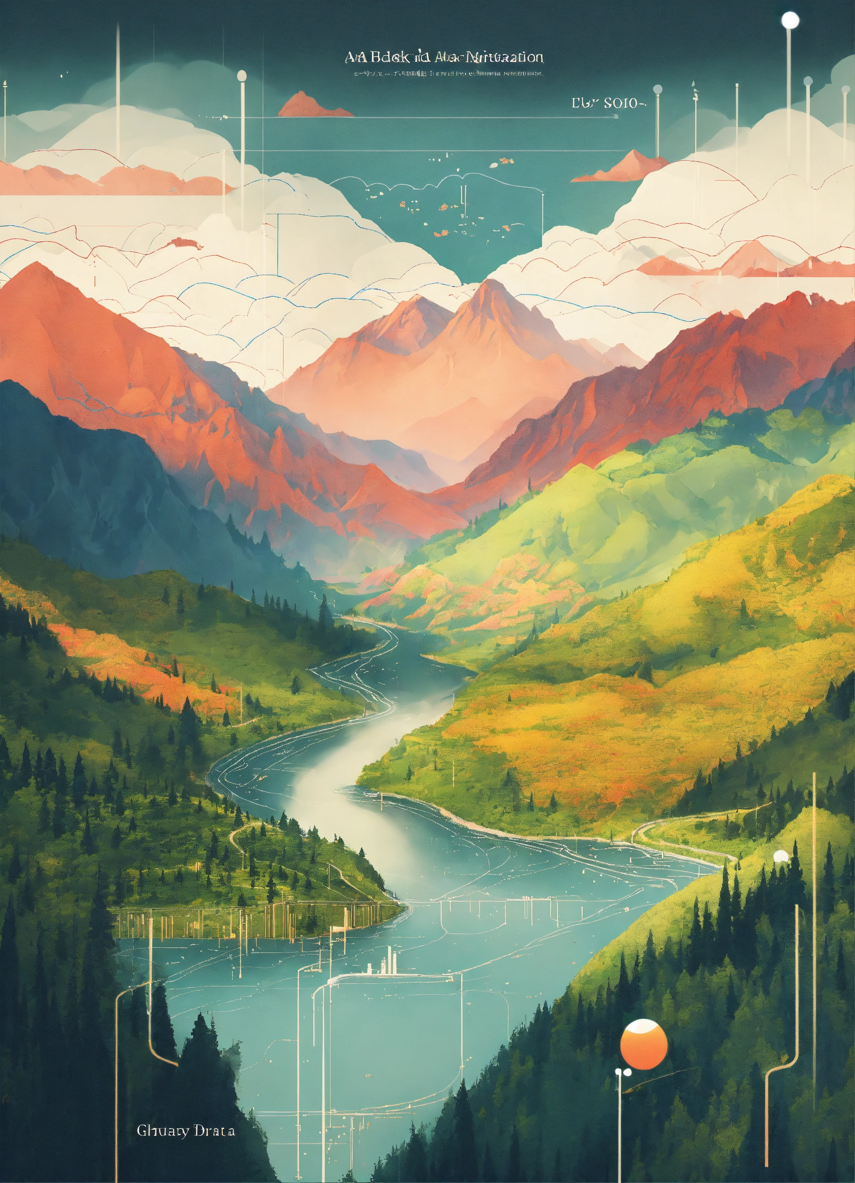 Lexica - Book cover for a book about data and data visualisation with ...