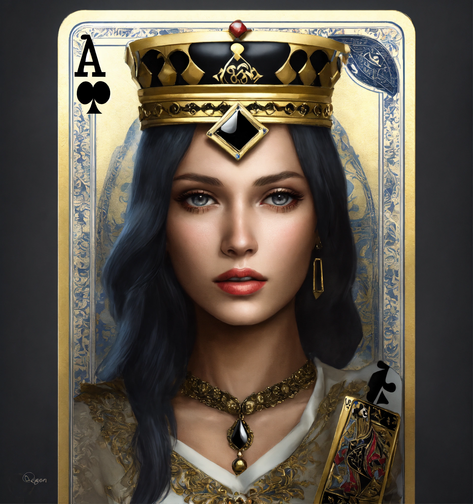 Lexica - Queen of Spades,realistic