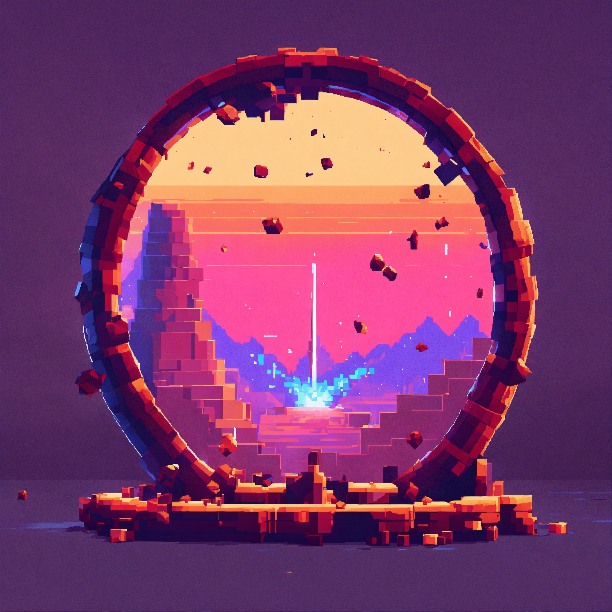 Lexica - Ring shockwave attack graphic effect for a game. Pixel art ...