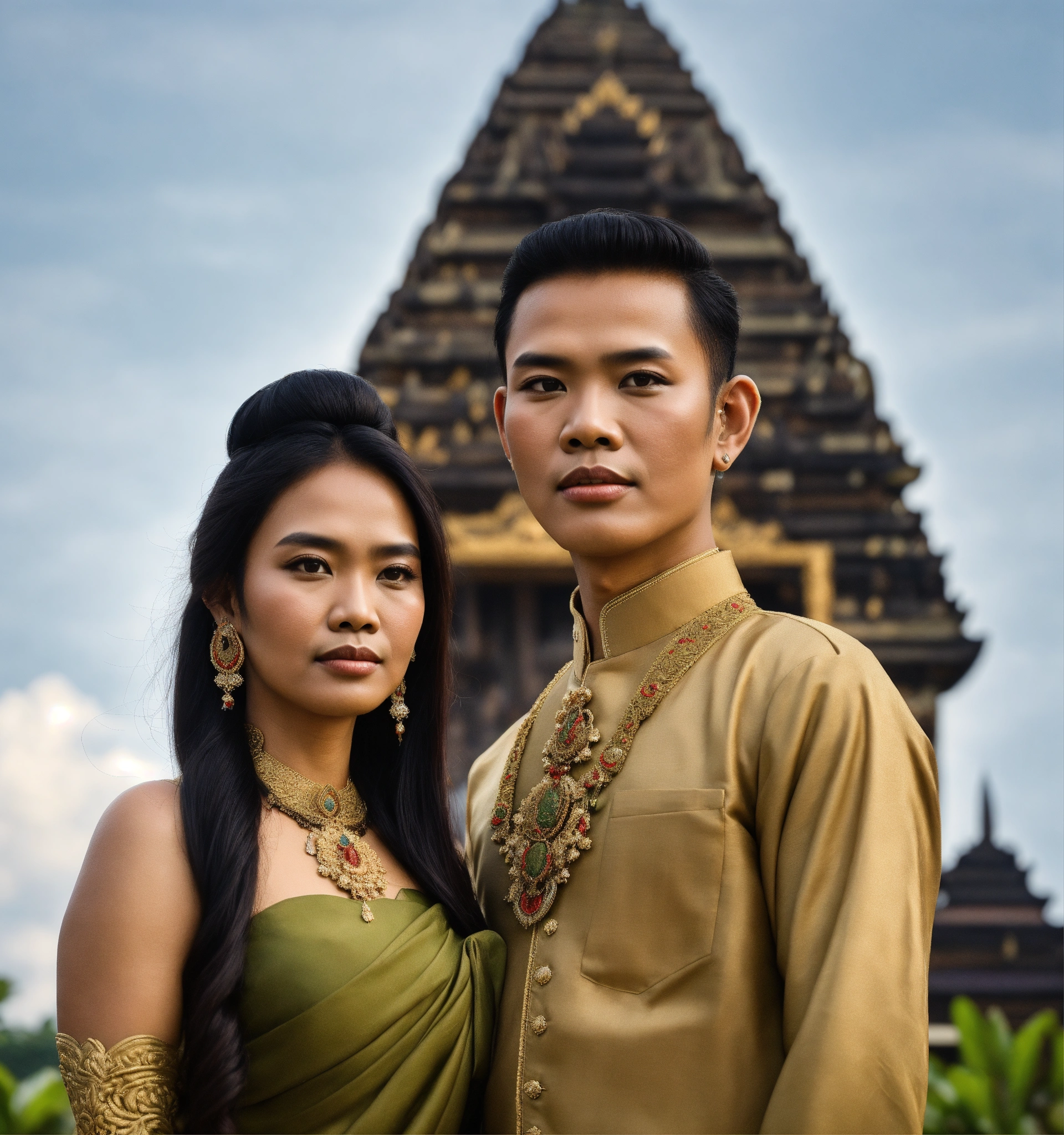 Lexica - Handsome Javanese majapahit king and beautiful majapahit queen