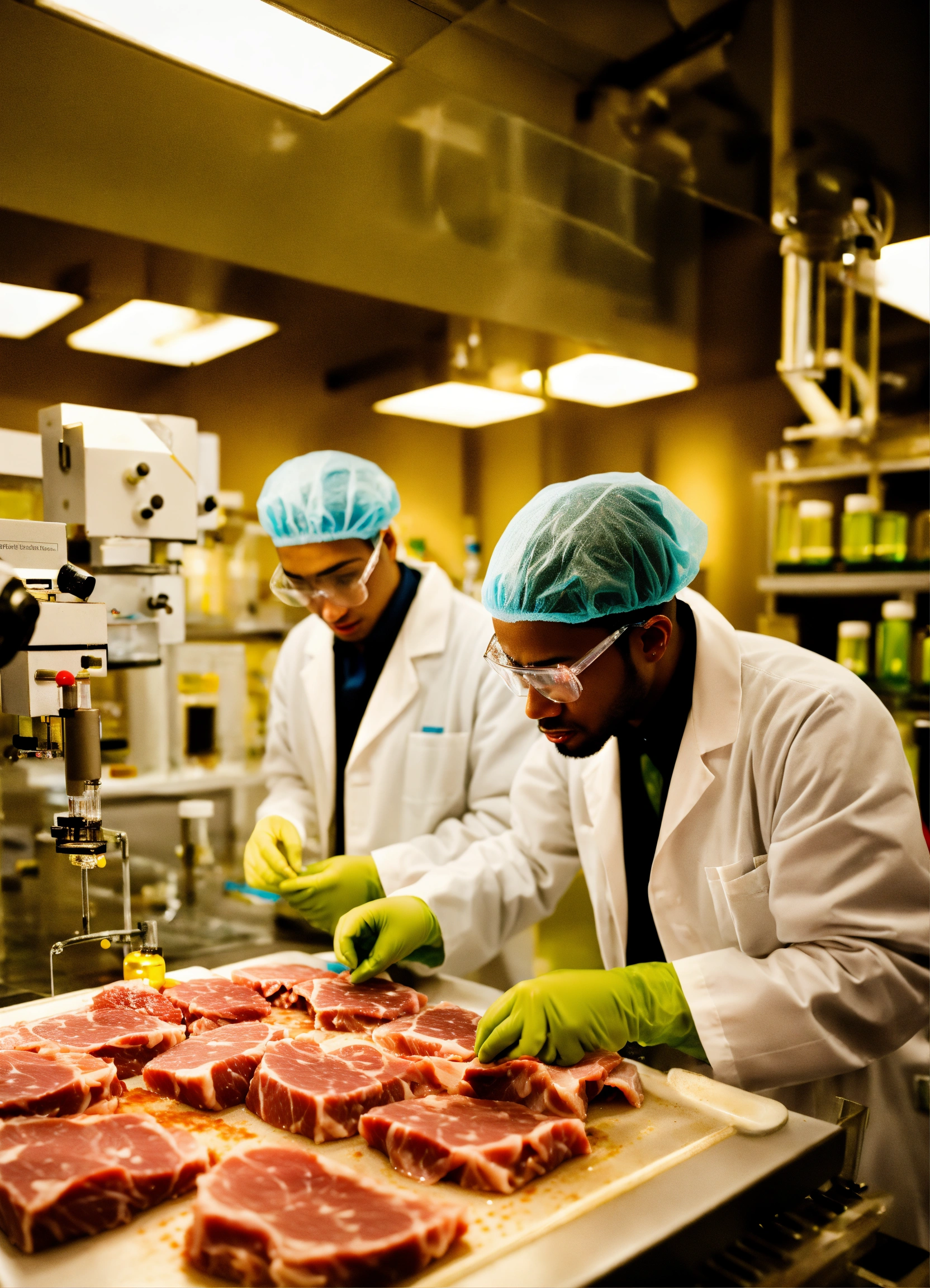 Lexica - Group of diverse scientists wearing lab coats working on a ...