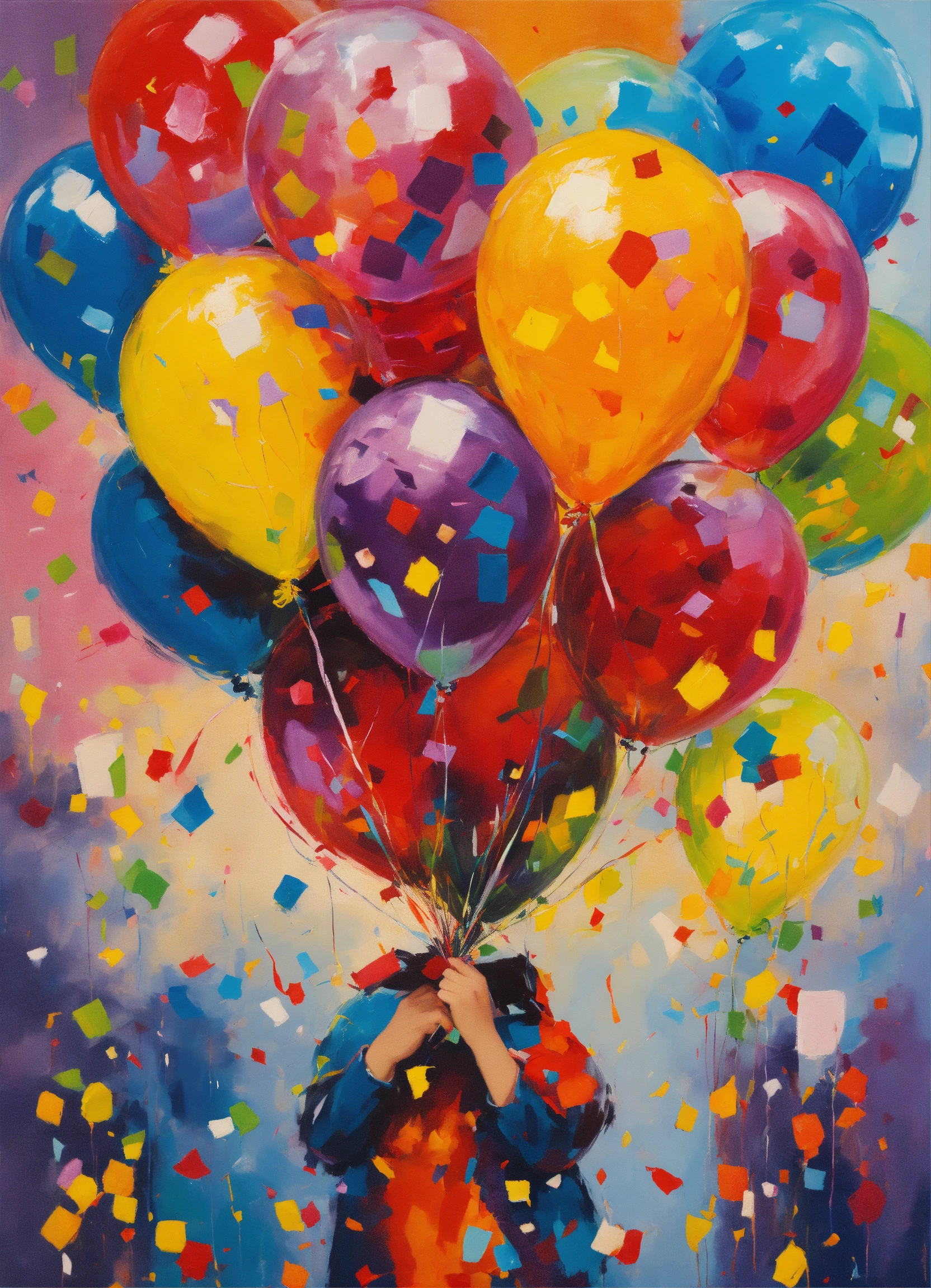 Lexica - Let's Celebrate a Neo-Expressionist Birthday A Burst of ...