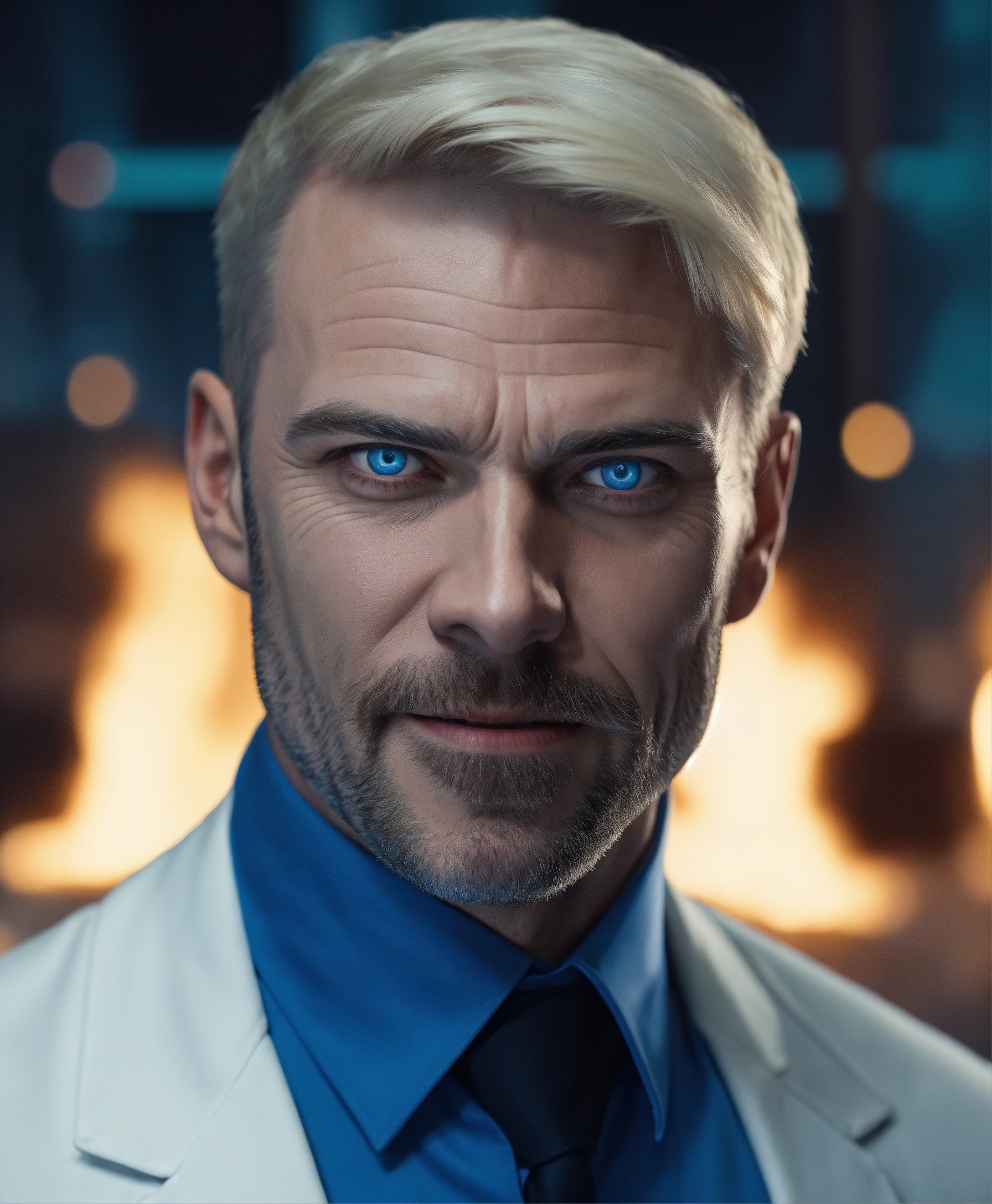 Lexica - A realistic photo of psychopath 45 years old scary man with ...