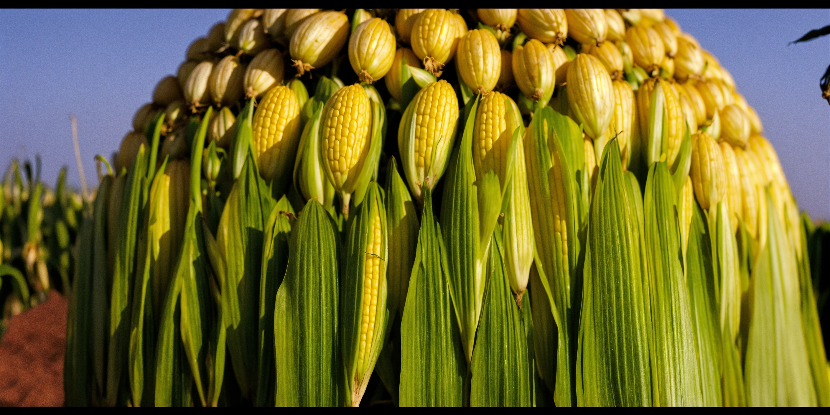 Lexica - Giant maize seed, very close photo