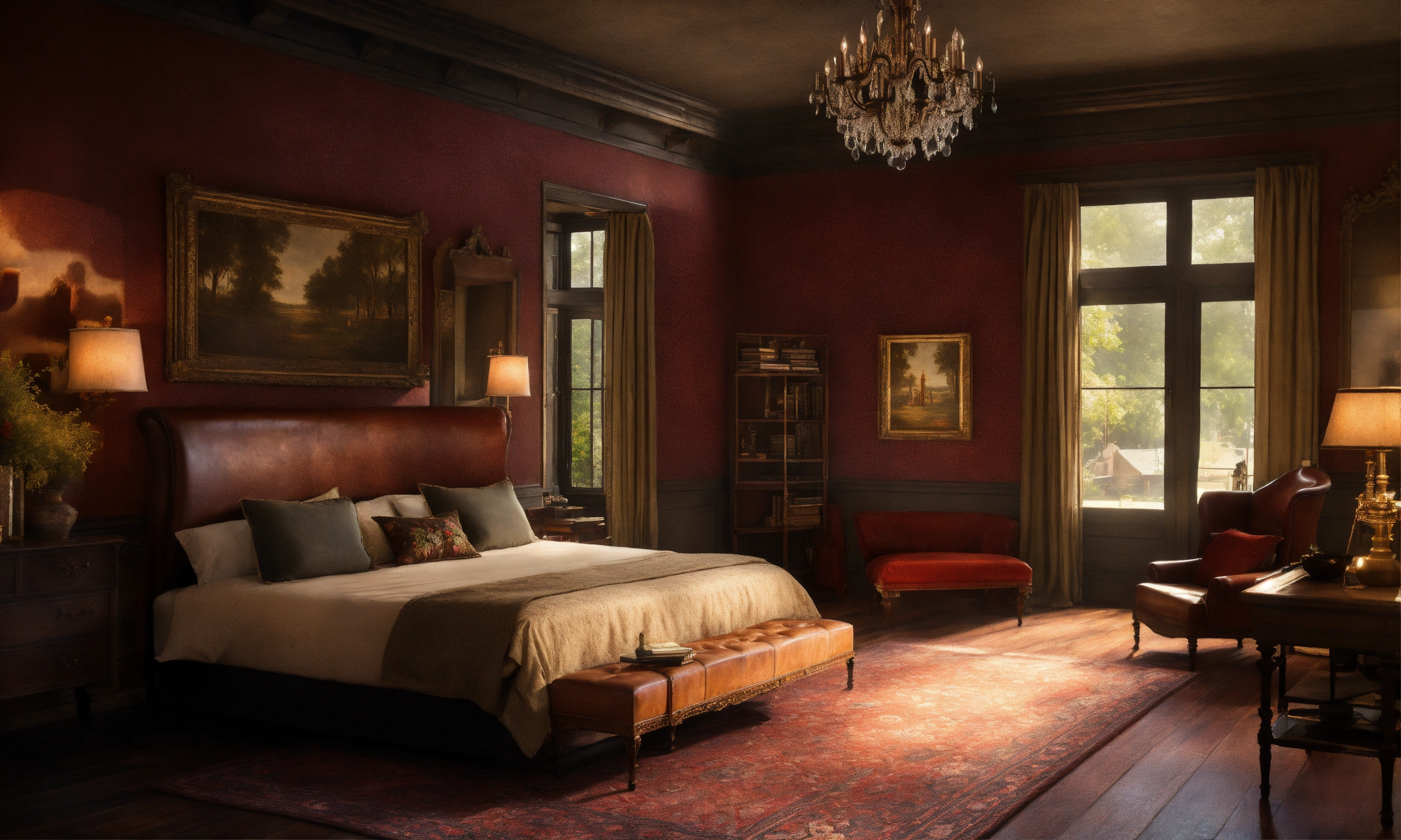 Lexica - Concept art of huge master bedroom, new Orleans, the originals ...