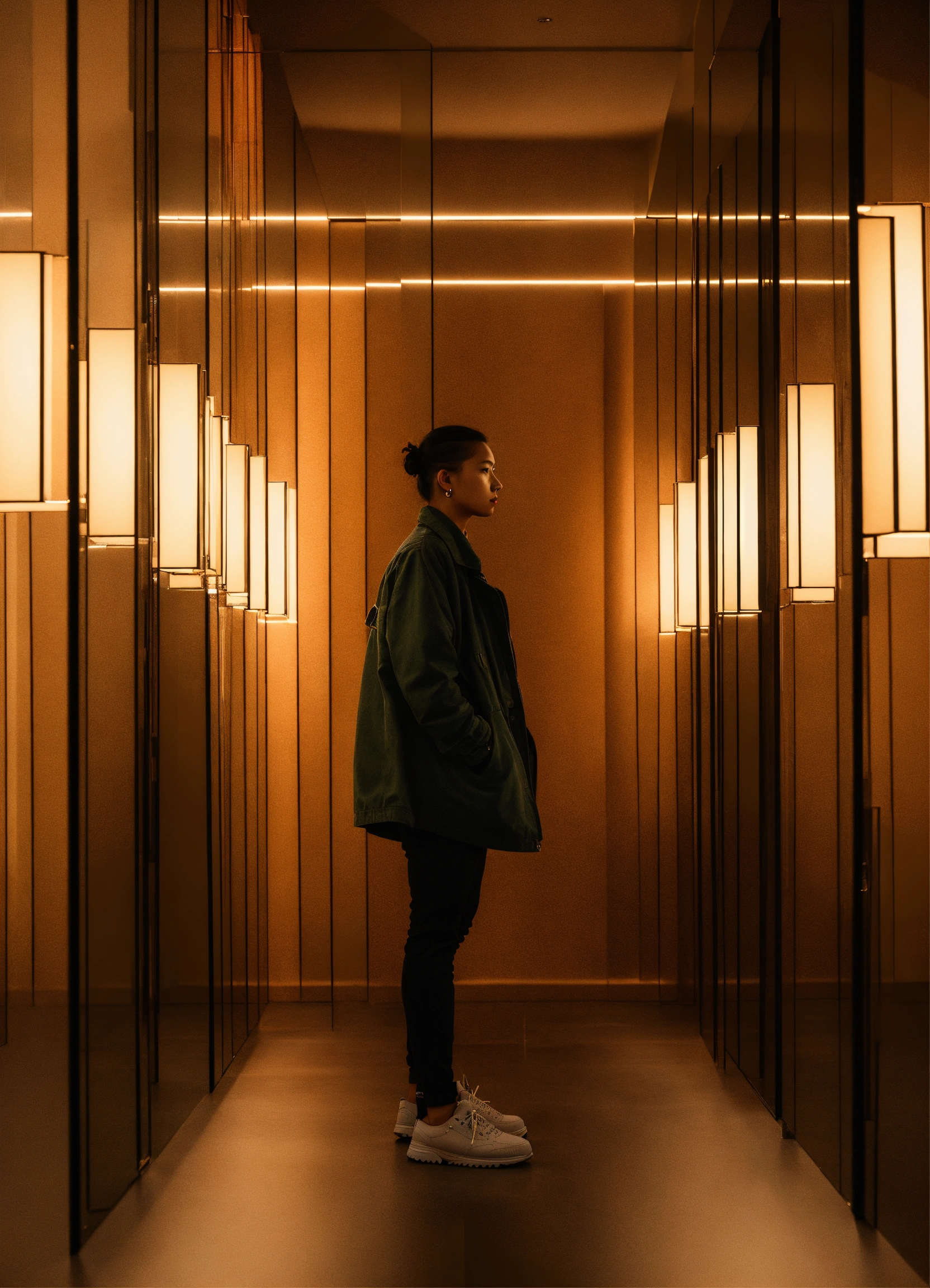 Lexica - "Facets of the Self", person standing, diverse personalities ...