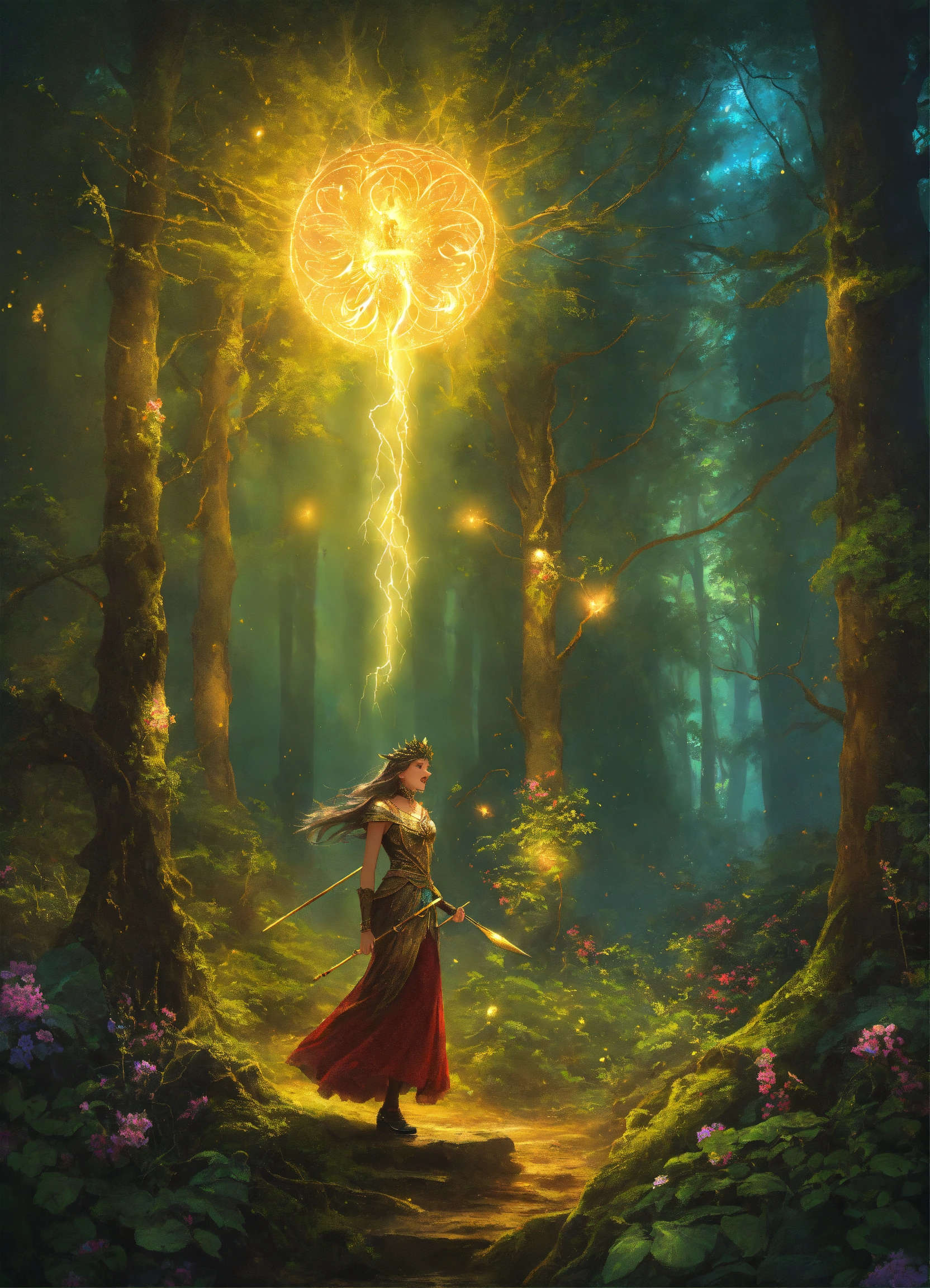 Lexica - With a burst of radiant light and a deafening clap of thunder ...