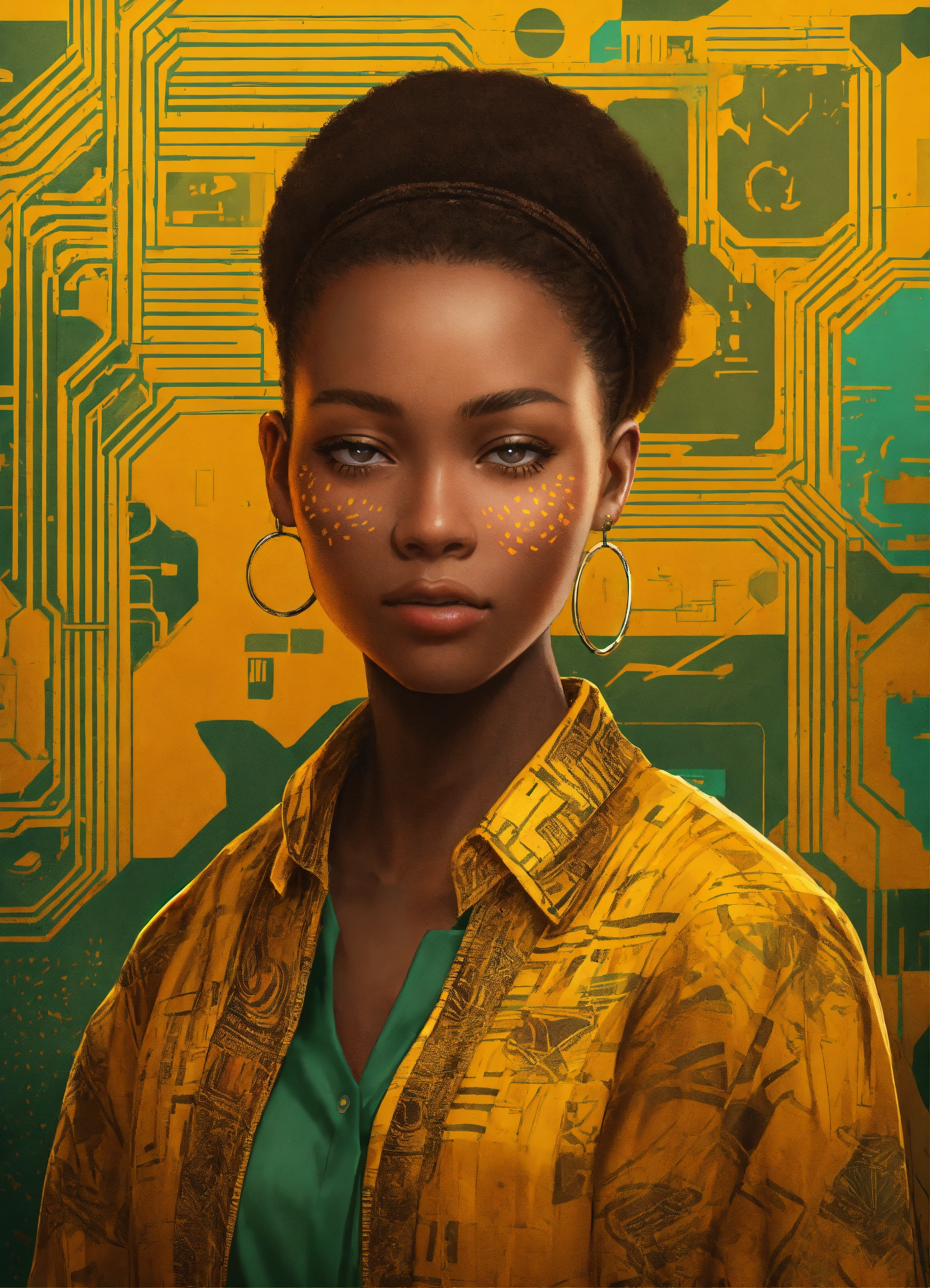 Lexica - Trending on artstation, digital art, facial recognition or ...