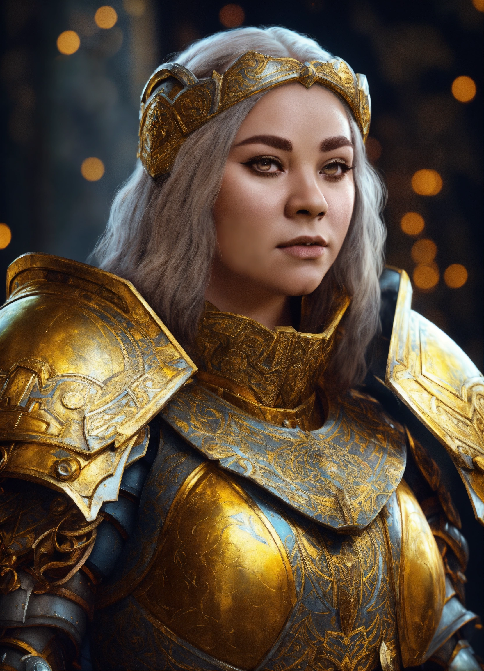 Lexica - A colorful portrait of enneahectagon, A FIERCE (((FEMALE ...