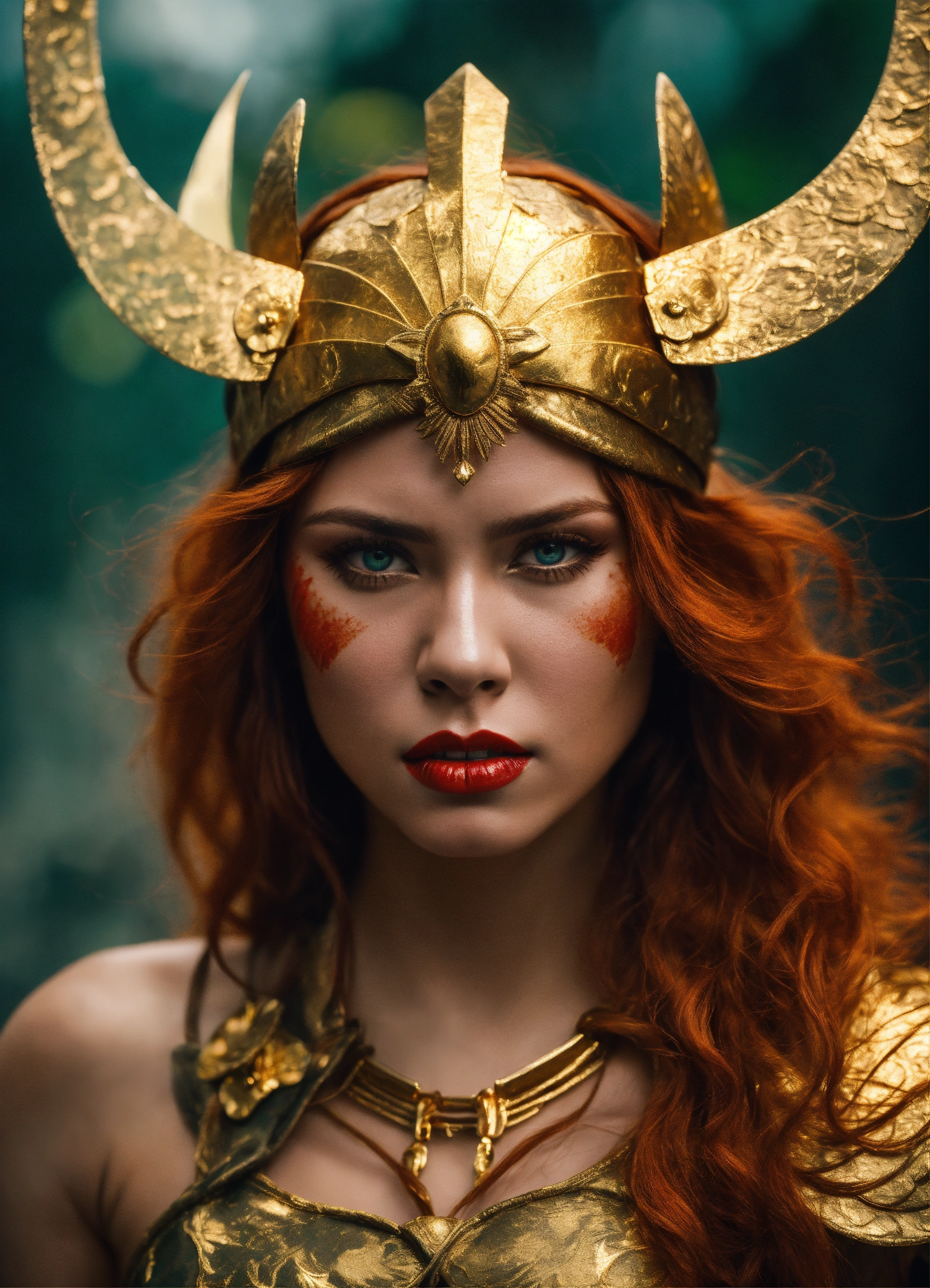 Lexica - Photo quality portrait of mighty amazonian fighter with ...