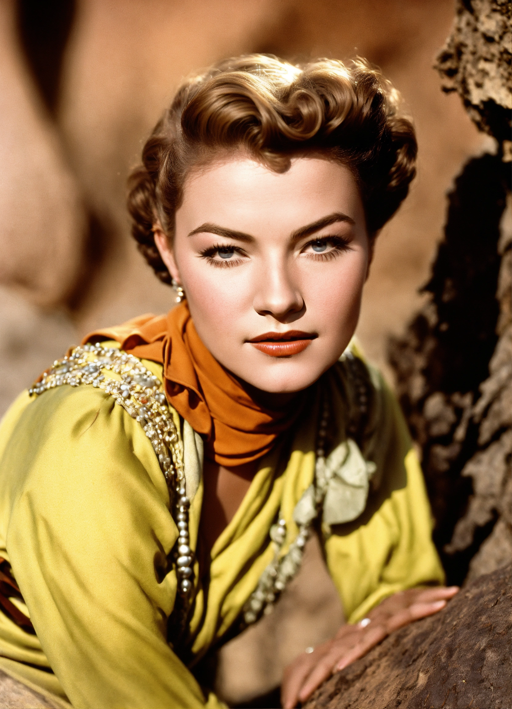Lexica - Young Anne Baxter as a desert adventurer