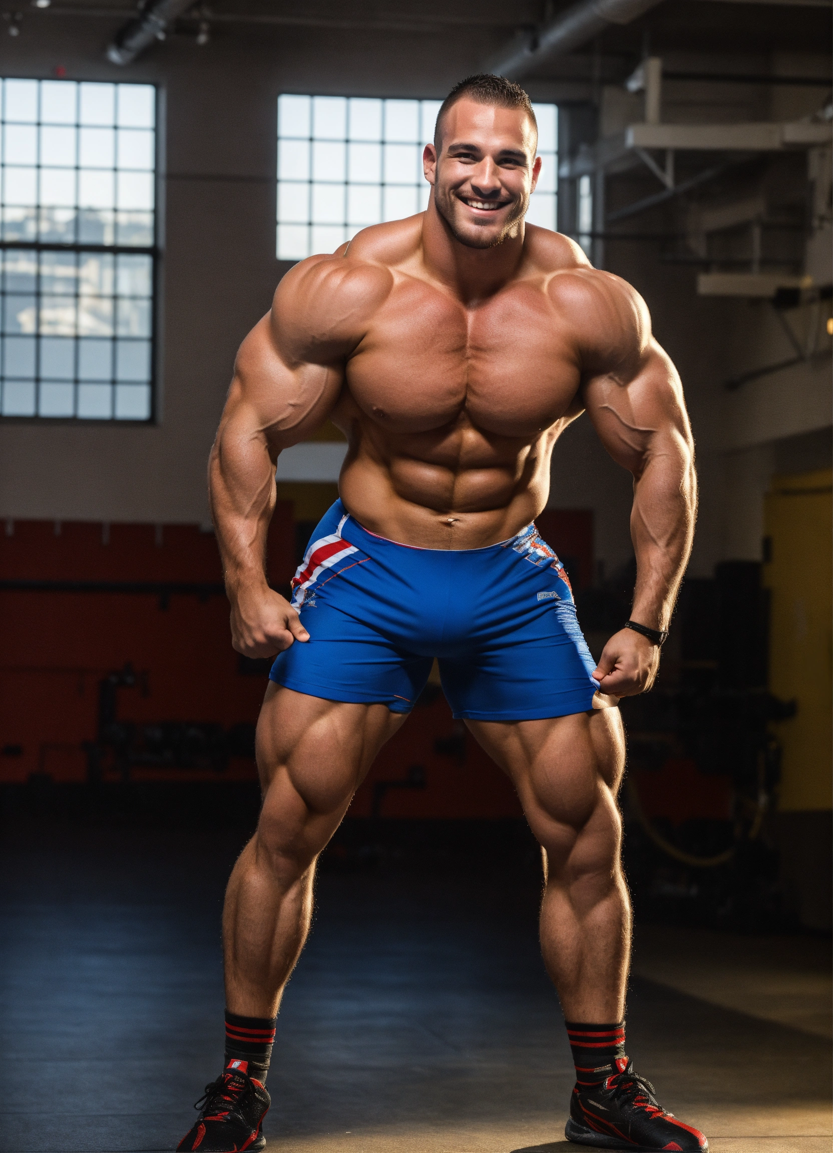 Lexica - 30-year-old wrestler with big muscles, bodybuilder, Italian ...