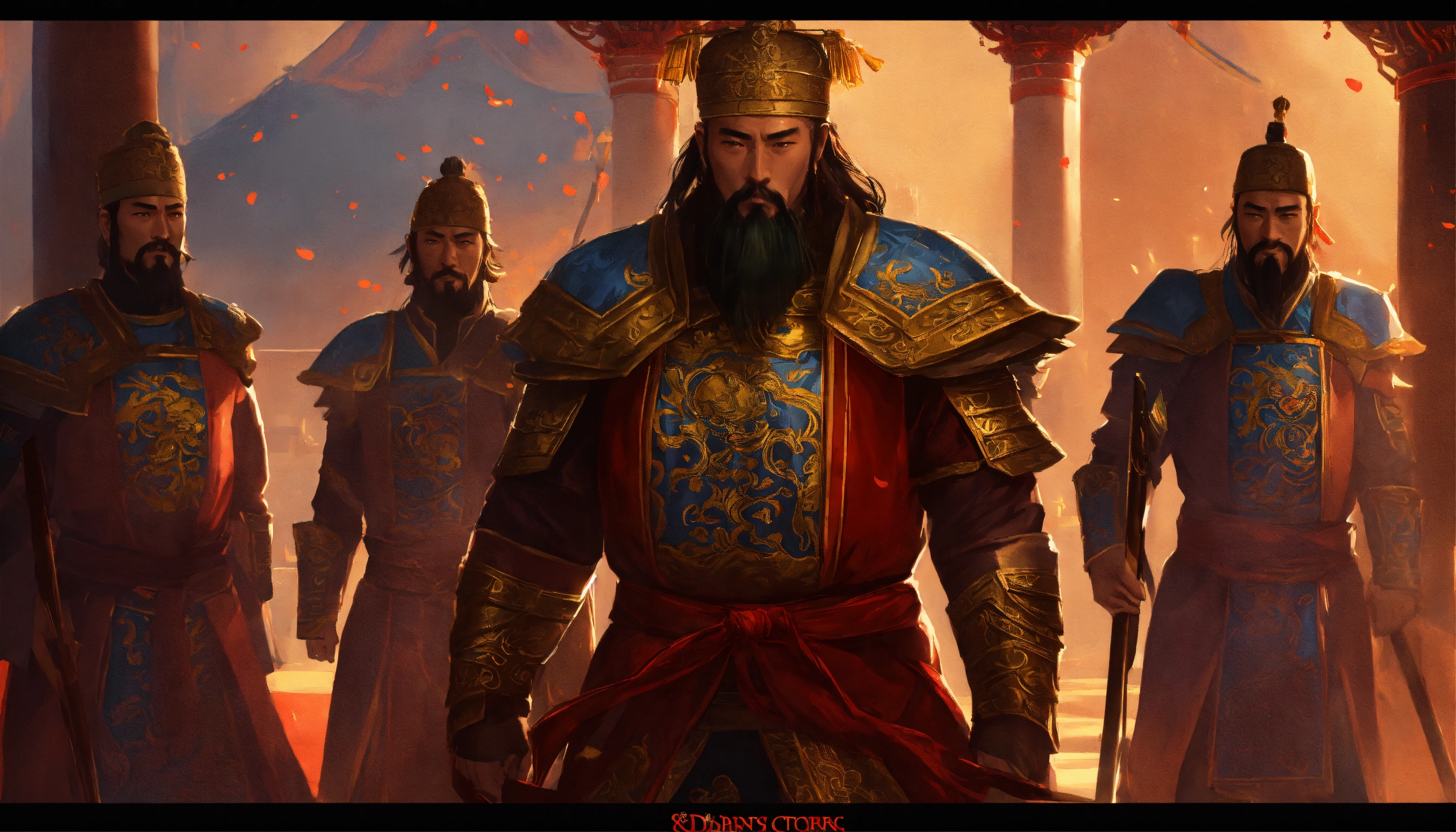Lexica - D&D, fantasy, cinematic. D&D Chinese emperor's guards