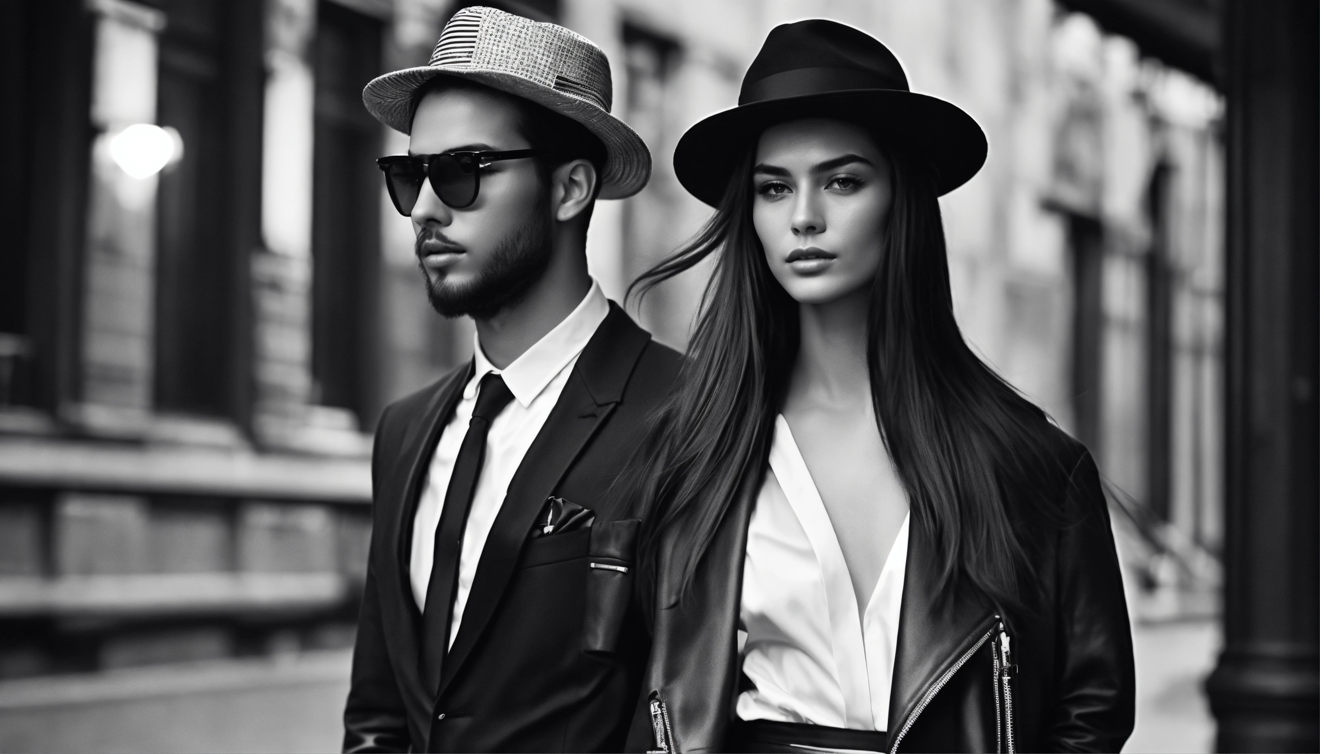 Lexica - Create a beautiful woman and man Fashion style like magazine ...