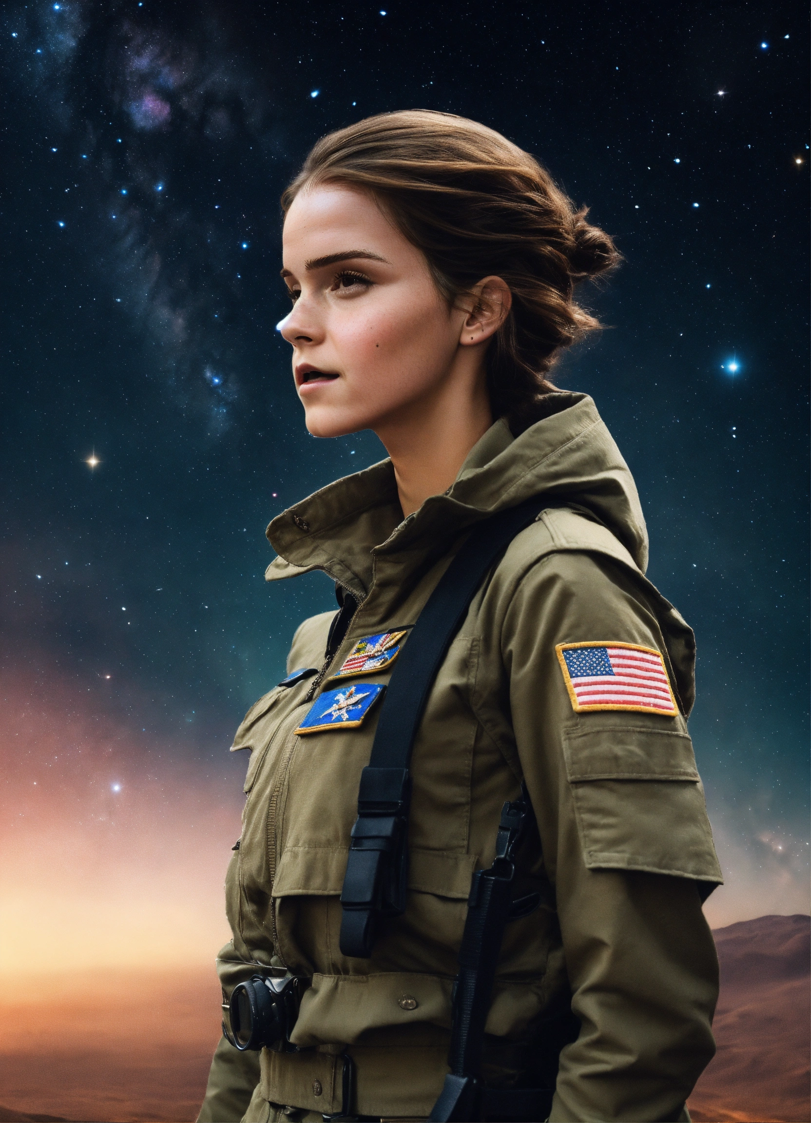 Lexica - A real photo of a girl who looks extremely like "Emma Watson ...