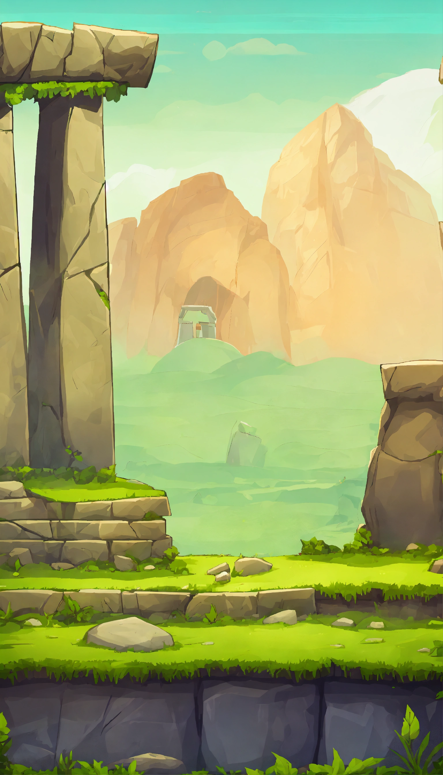 Lexica - Plataforma 2d game Stonehenge