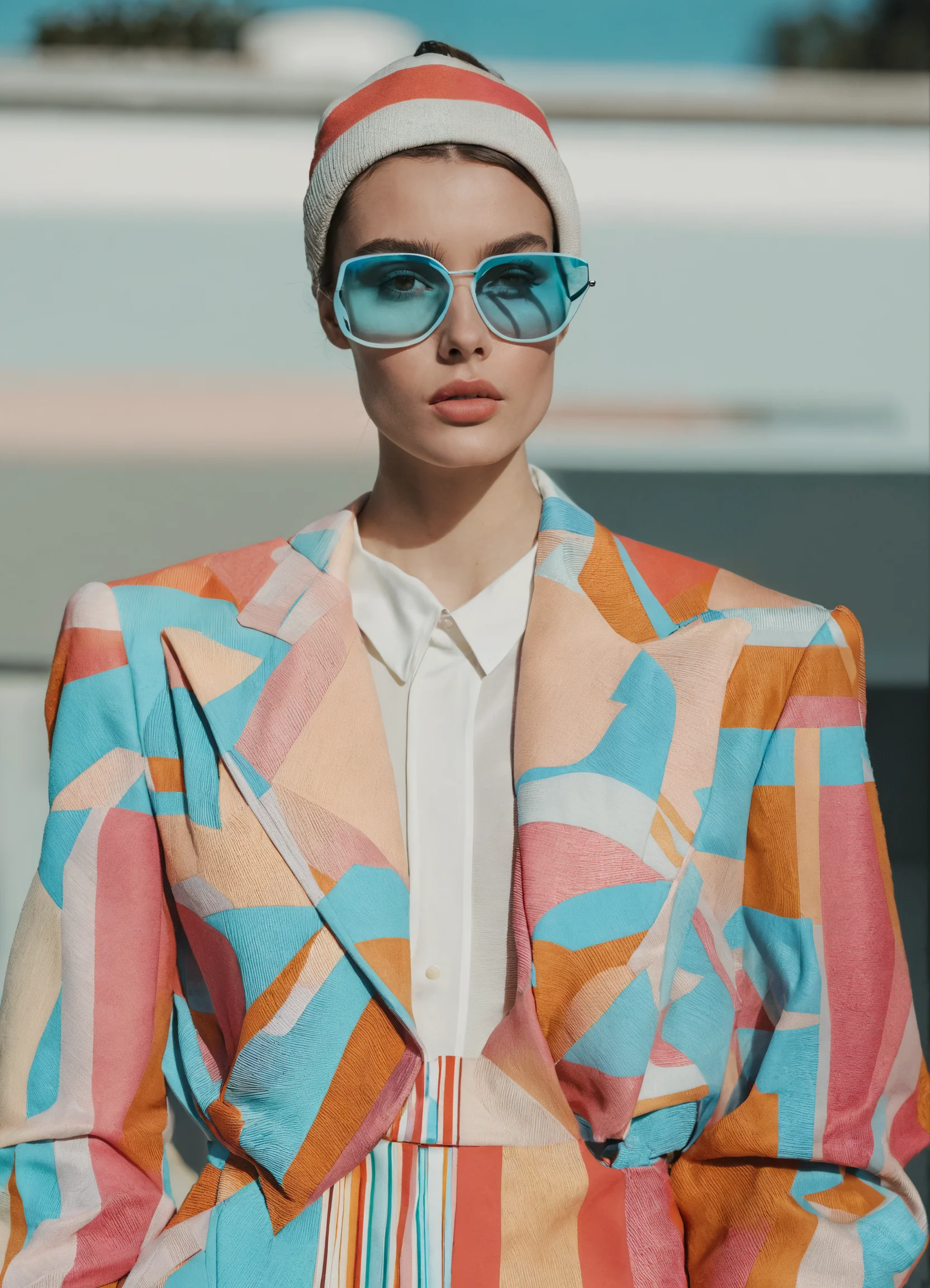 Lexica - Portrait of a French supermodel looking straight at the viewer ...