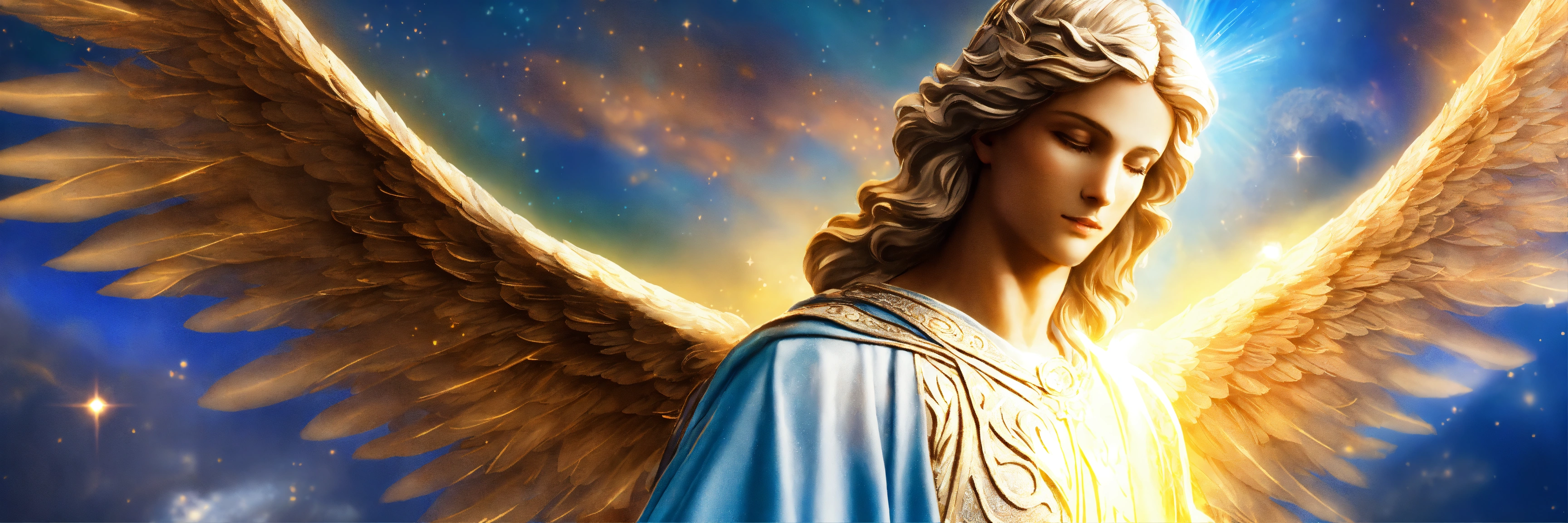 Lexica - Angel moving up beautiful uplifting spiritual visionary scene ...