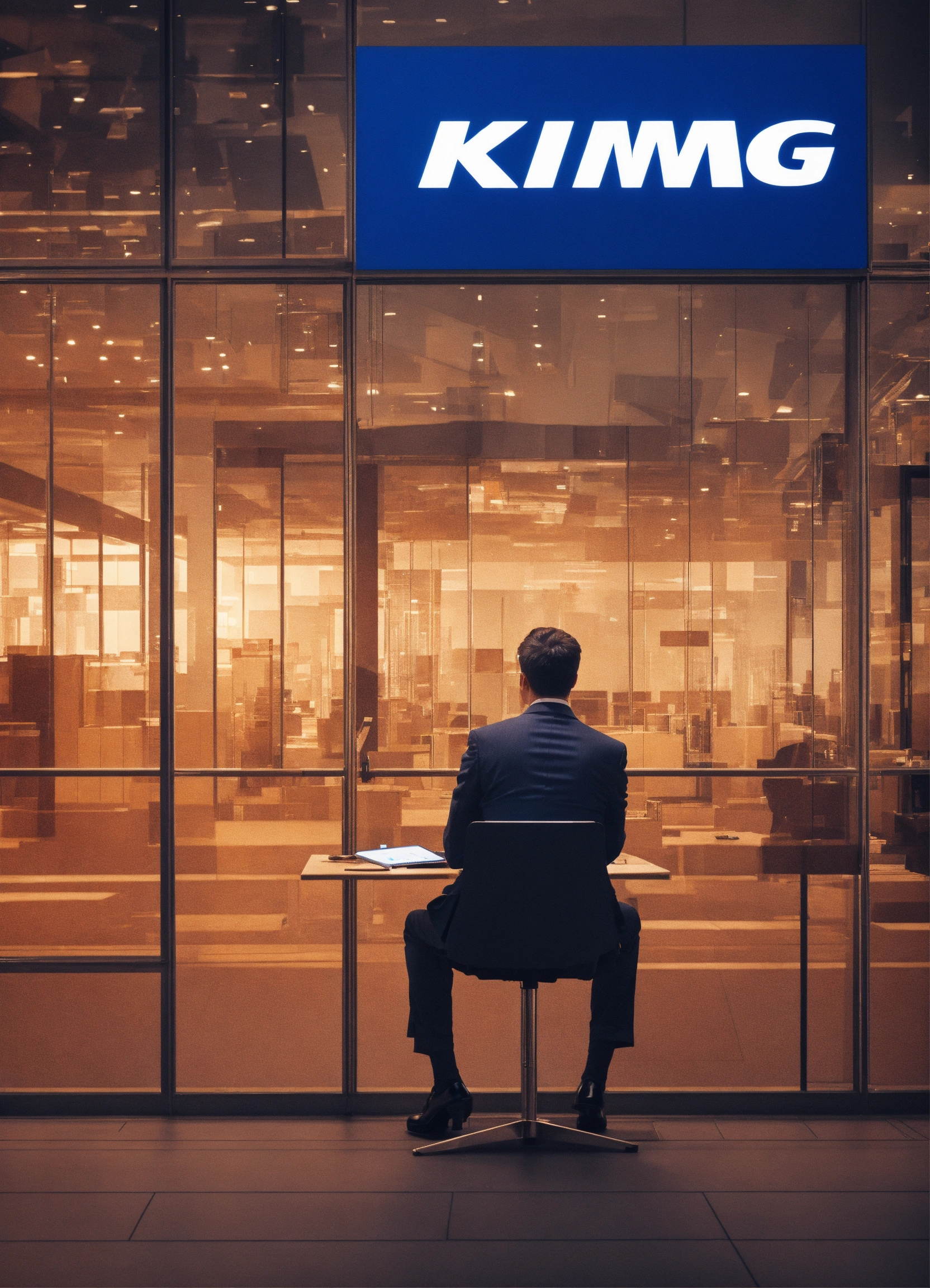 Lexica - Picture of an KPMG auditor in a business context