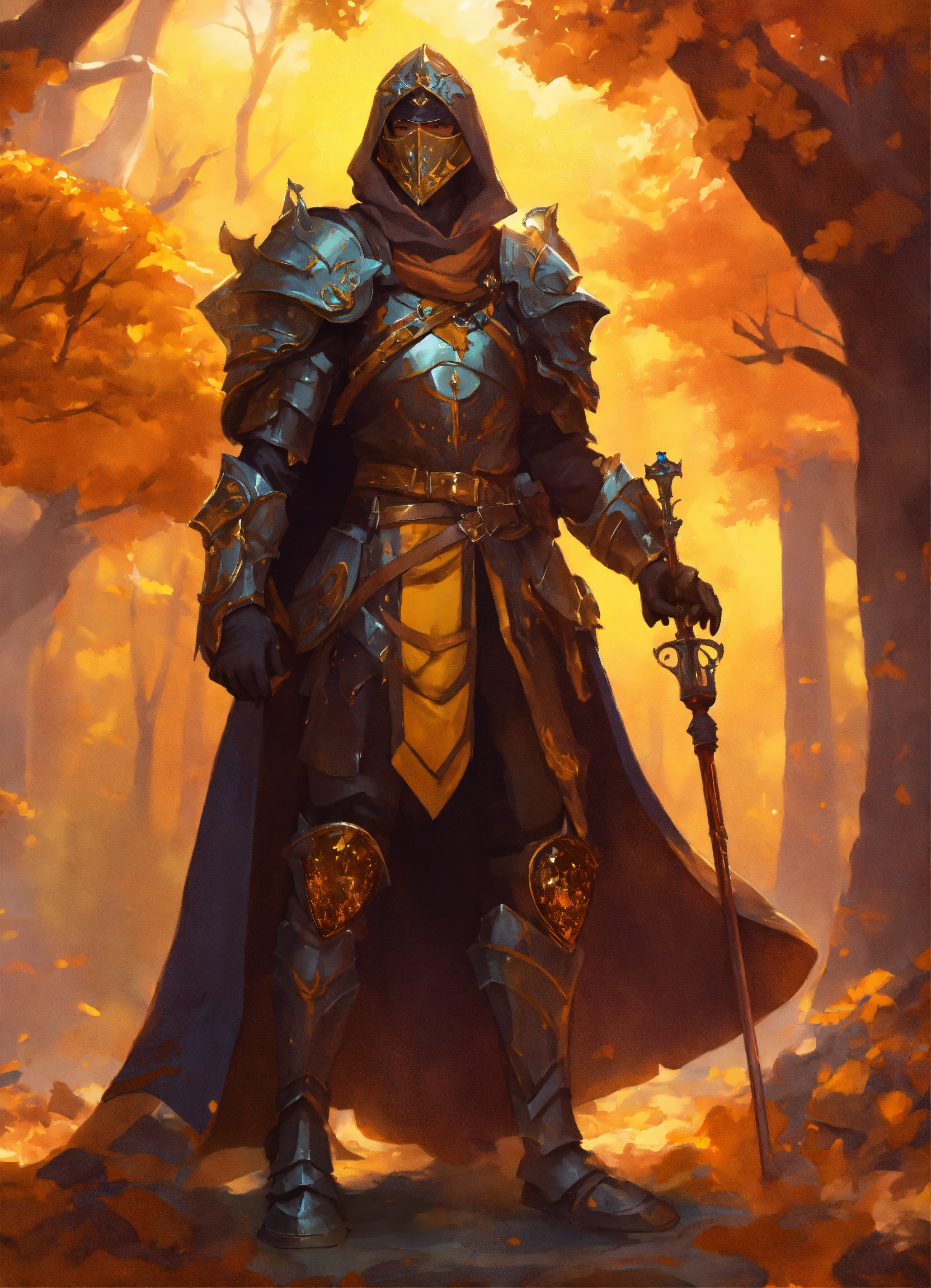 Lexica - Desolate miraculous obsidian and amber wizard in a fairy tale ...