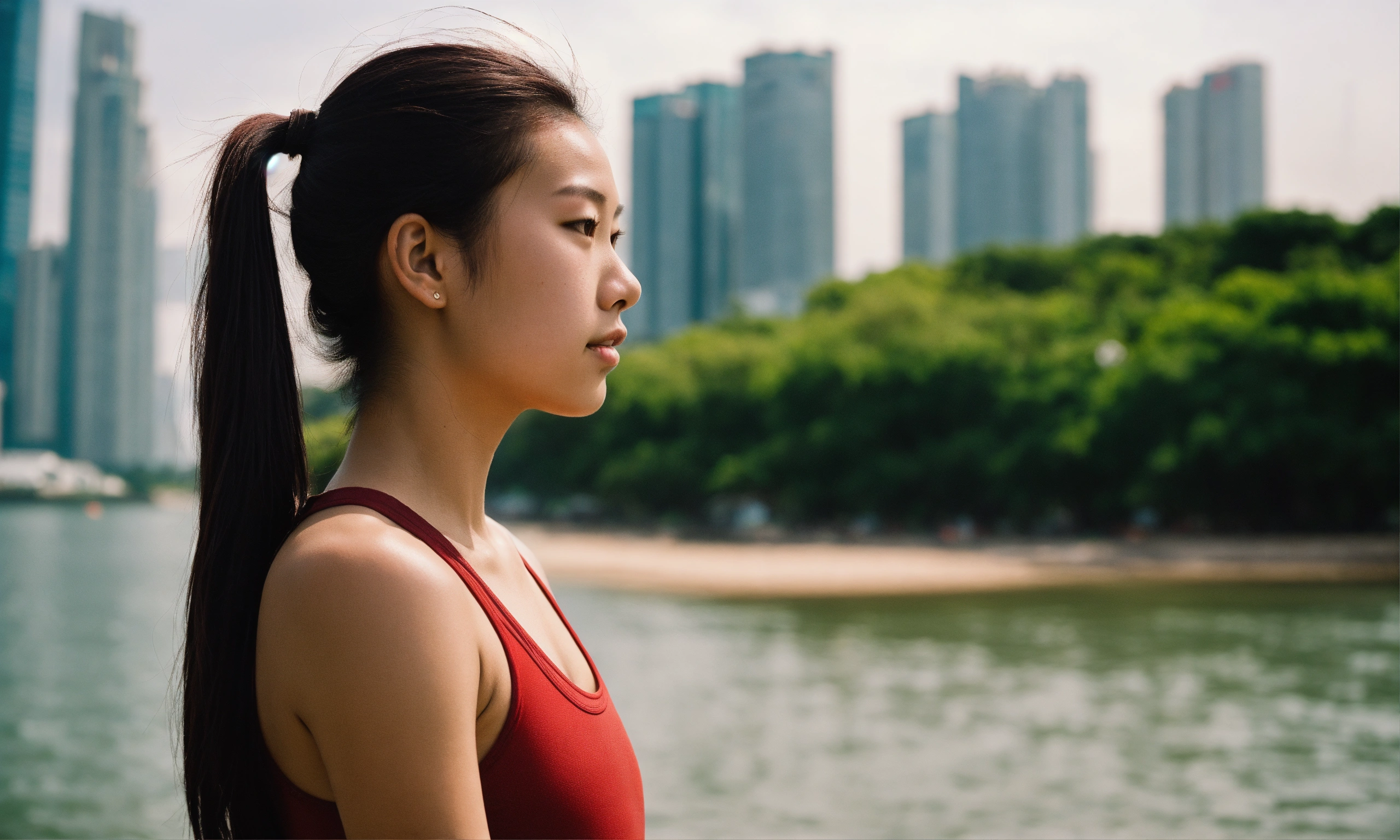 Lexica - Sunny day, Mid-day lighting, close-up side shot, slightly ...