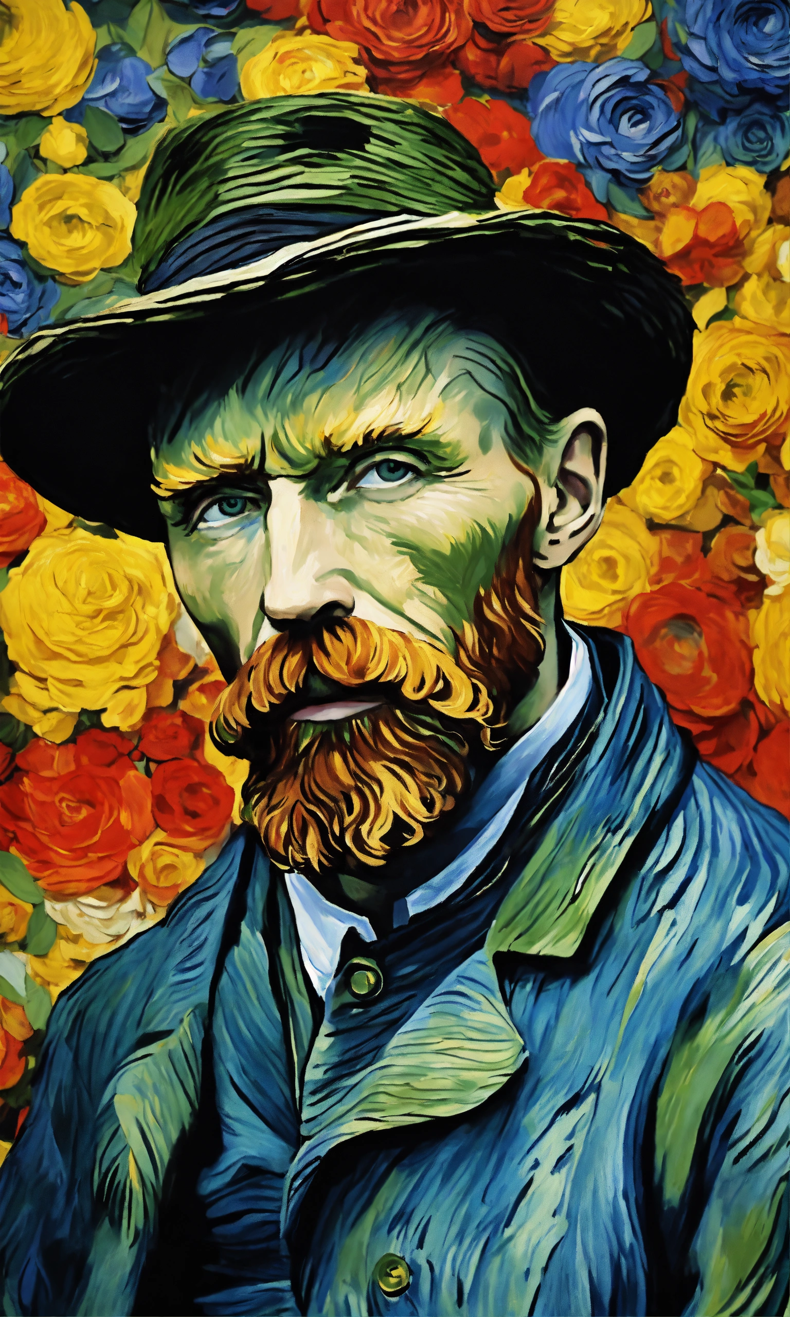 Lexica - The image captures the essence of Vincent van Gogh, the ...