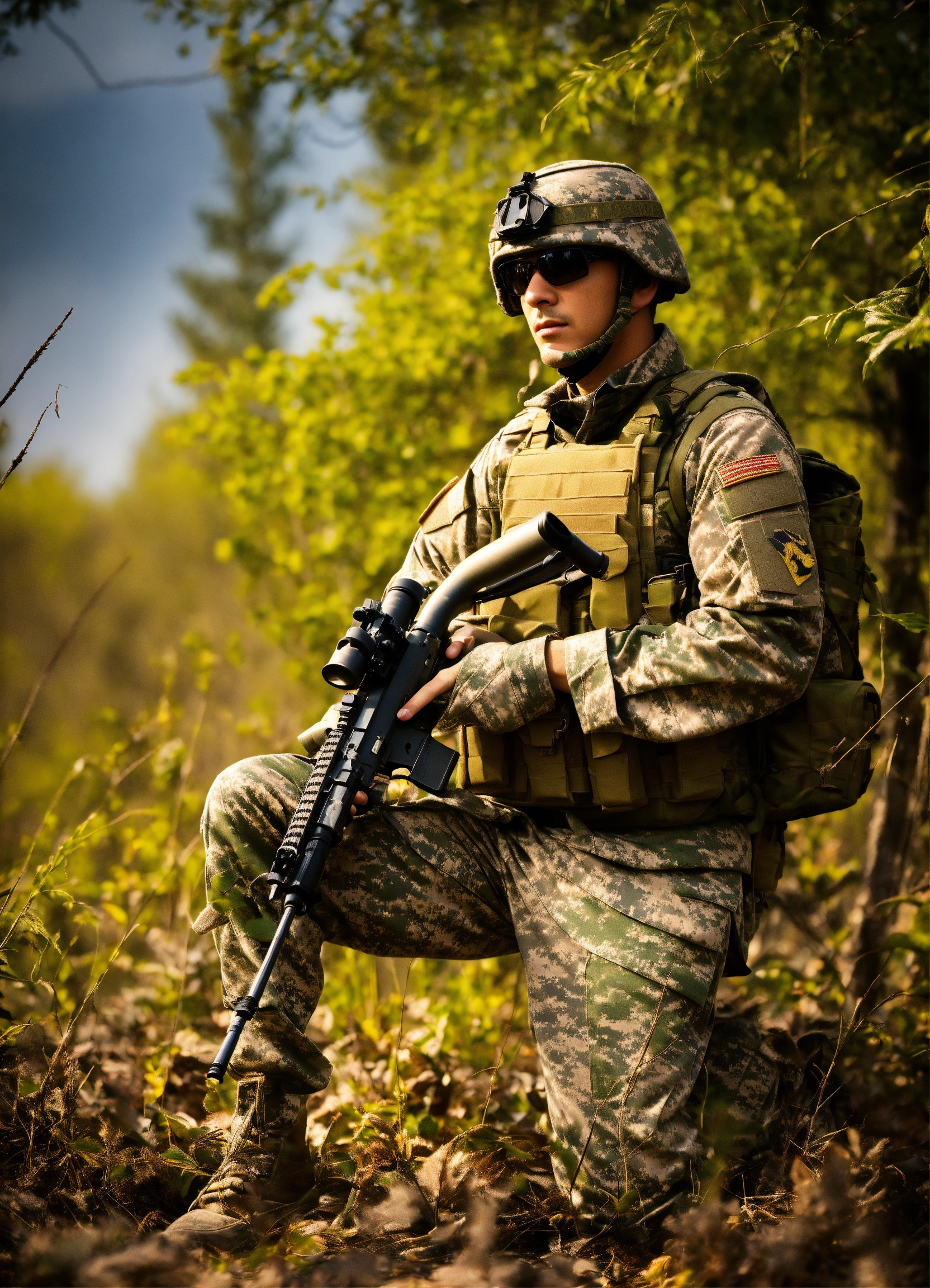 Lexica - Military camouflaj hunting bakground