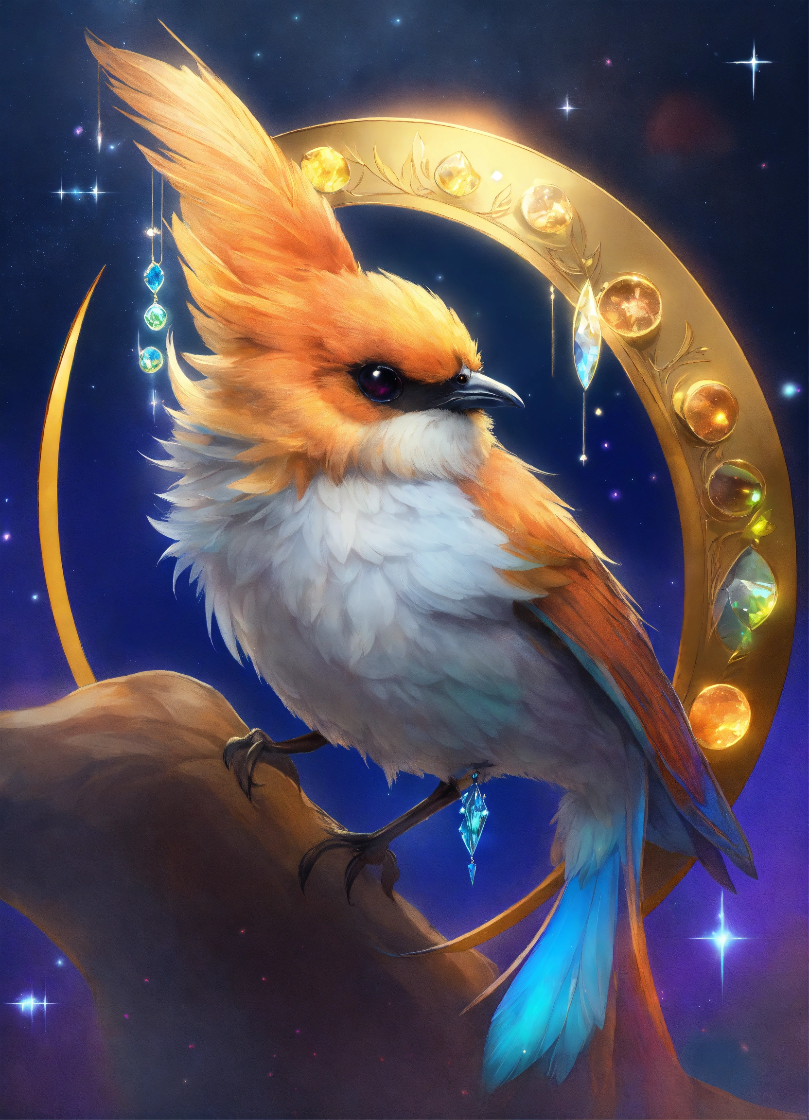 Lexica - Crypto Critter Melodious Moonwing A bird of moonlit melodies ...