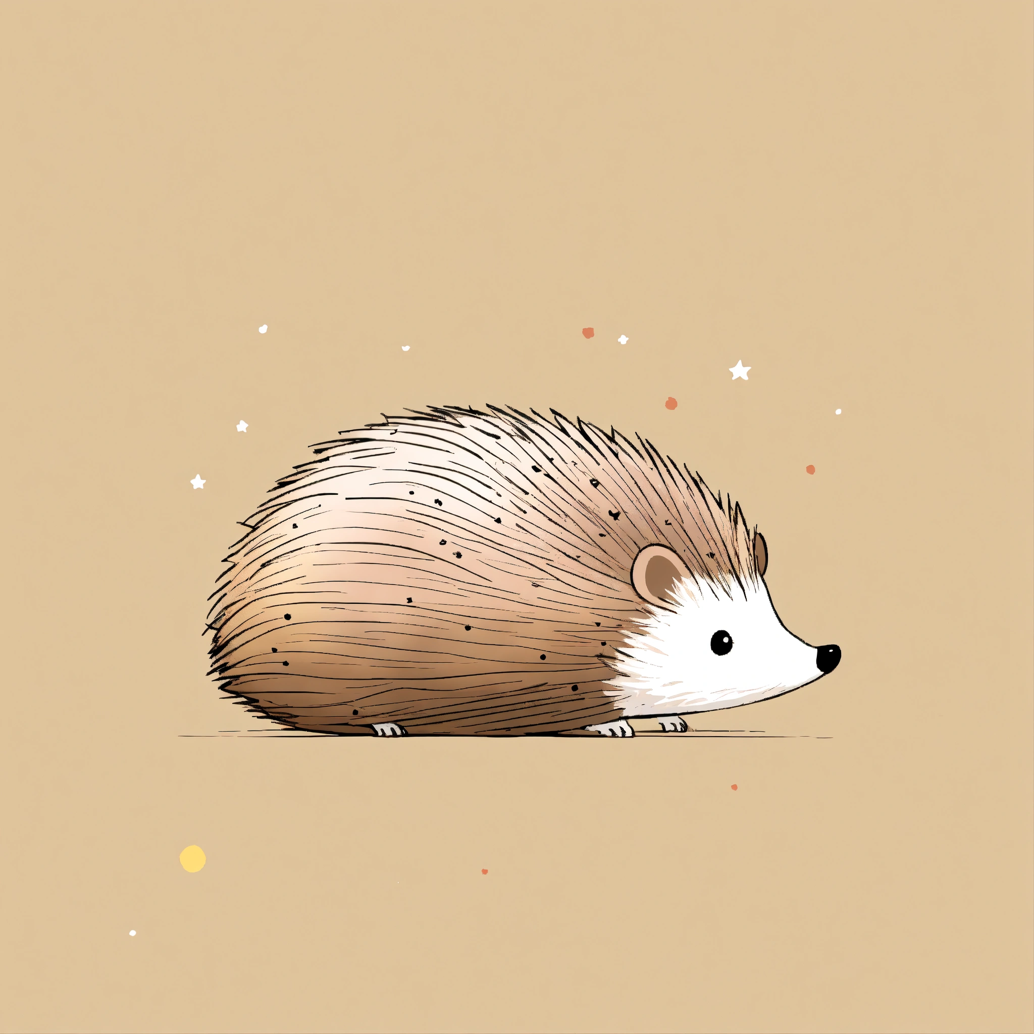 Lexica - A cute minimalistic simple hedgehog side profile Clipart ...