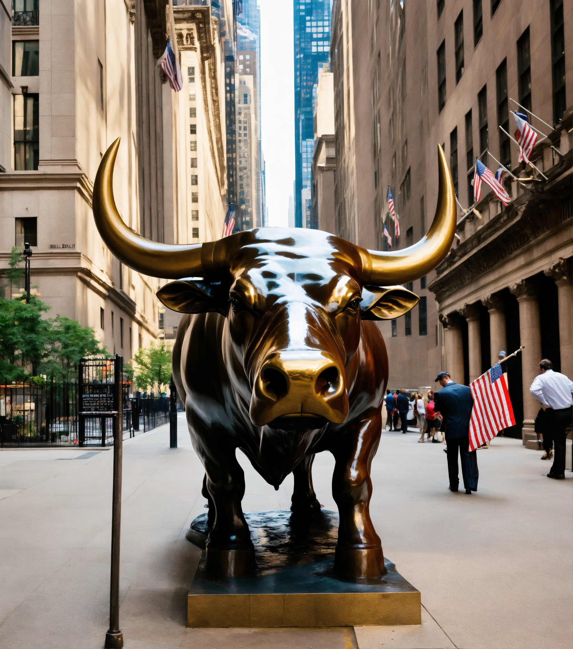 Lexica - Wall Street bull sculpture