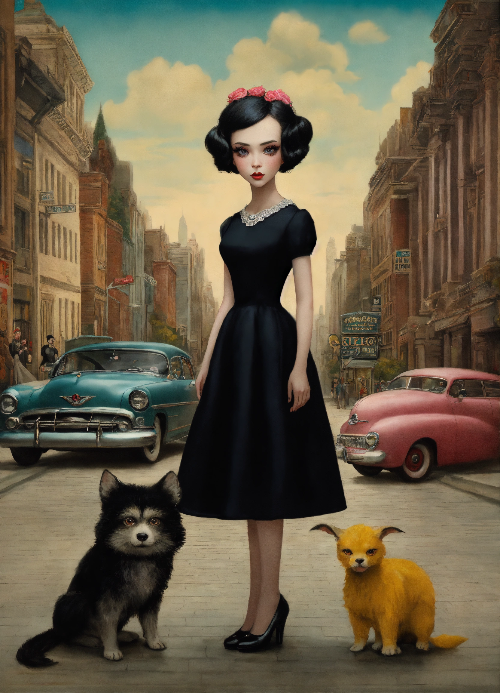 Lexica - Cinematic, classic movie monsters , with vibrant colours that ...