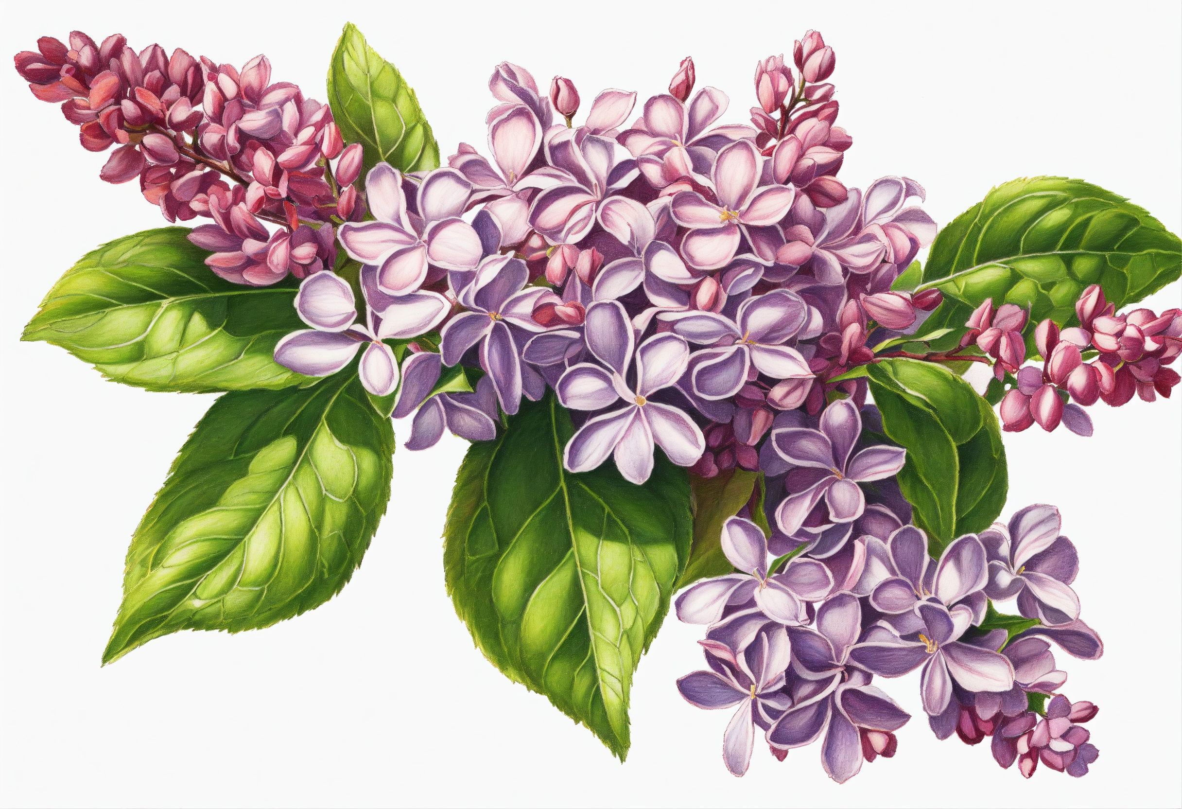 Lexica - Beautiful branches of blooming lilac, excellent, vintage style ...