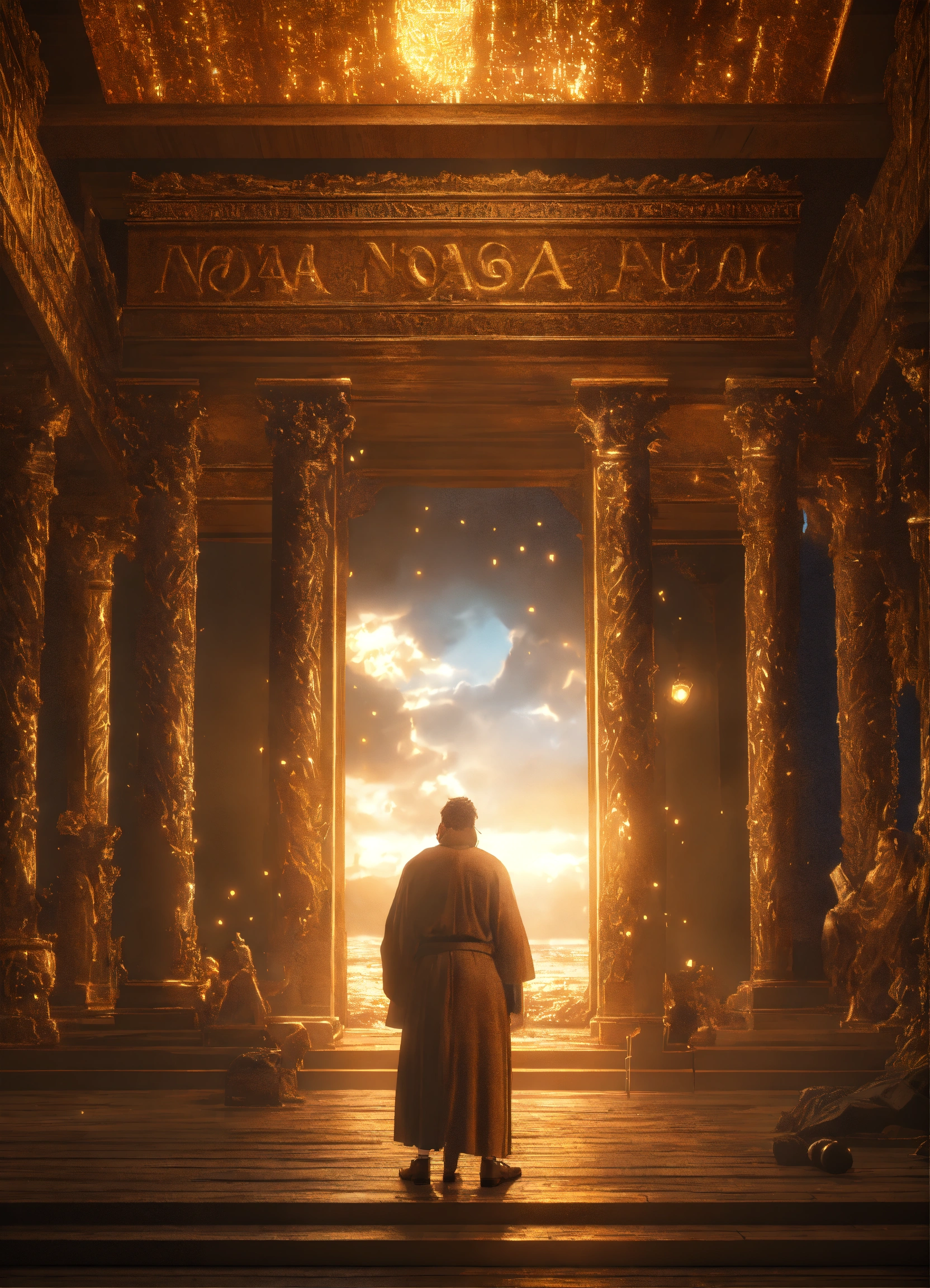 Lexica - Biblical story of Noah praying to God, insanely detailed and ...