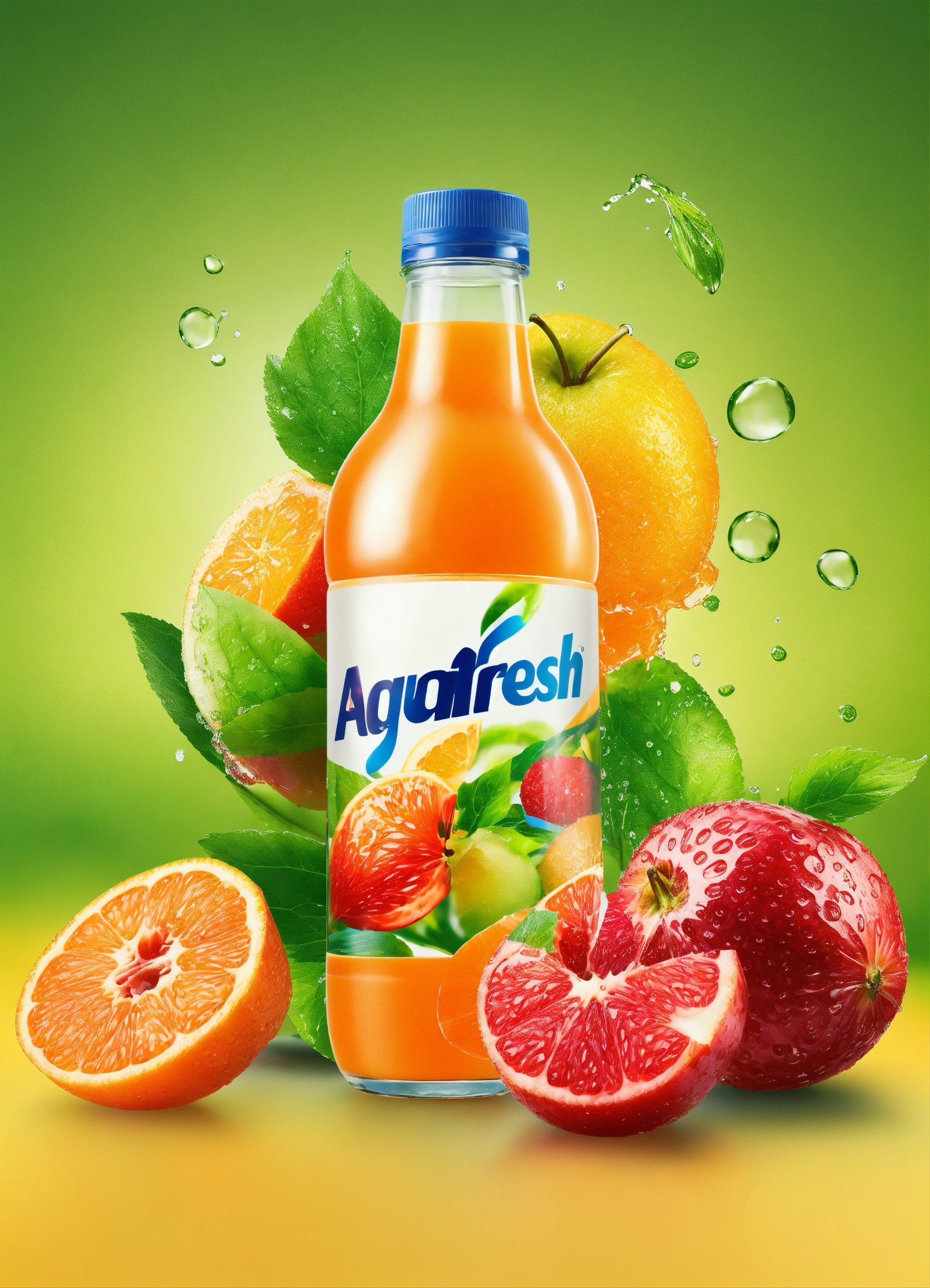 Lexica - Create Logo Company "AquaFresh" Subject Production of natural ...