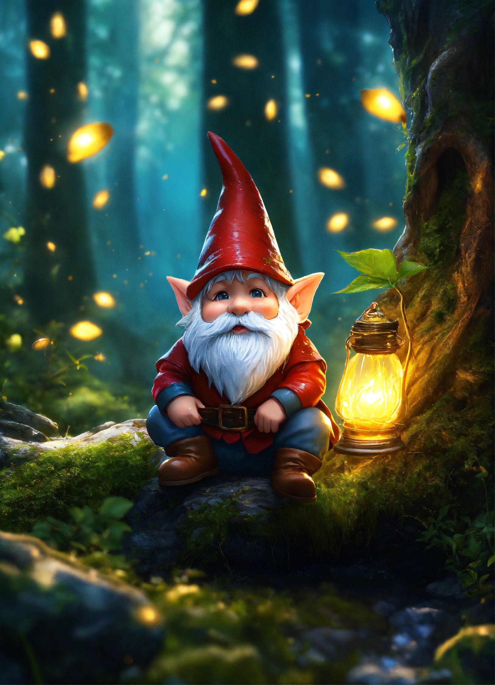 Lexica - A beautiful short pointy ears younger gnome in a beautiful ...