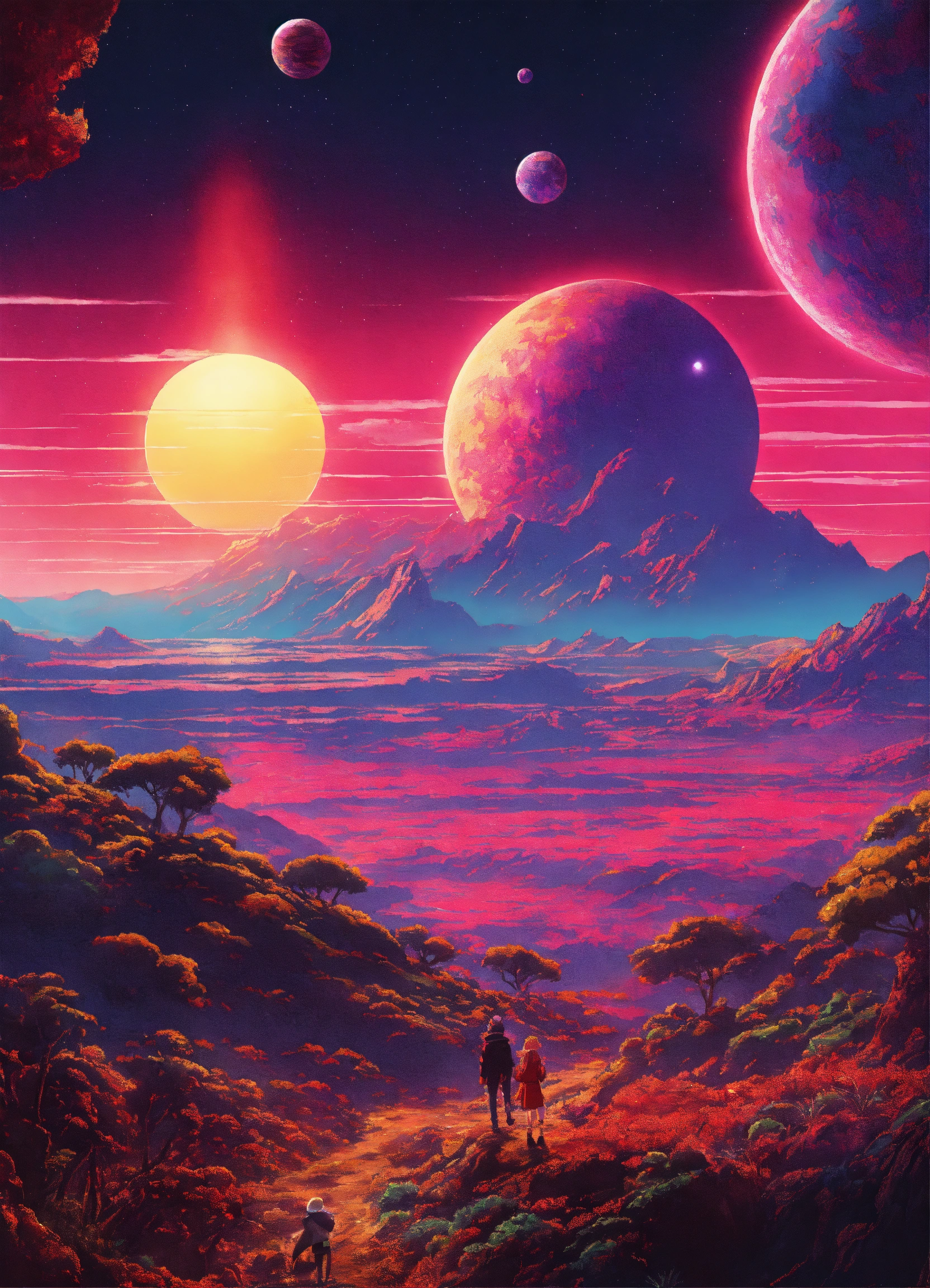 Lexica - 80s anime alien planets