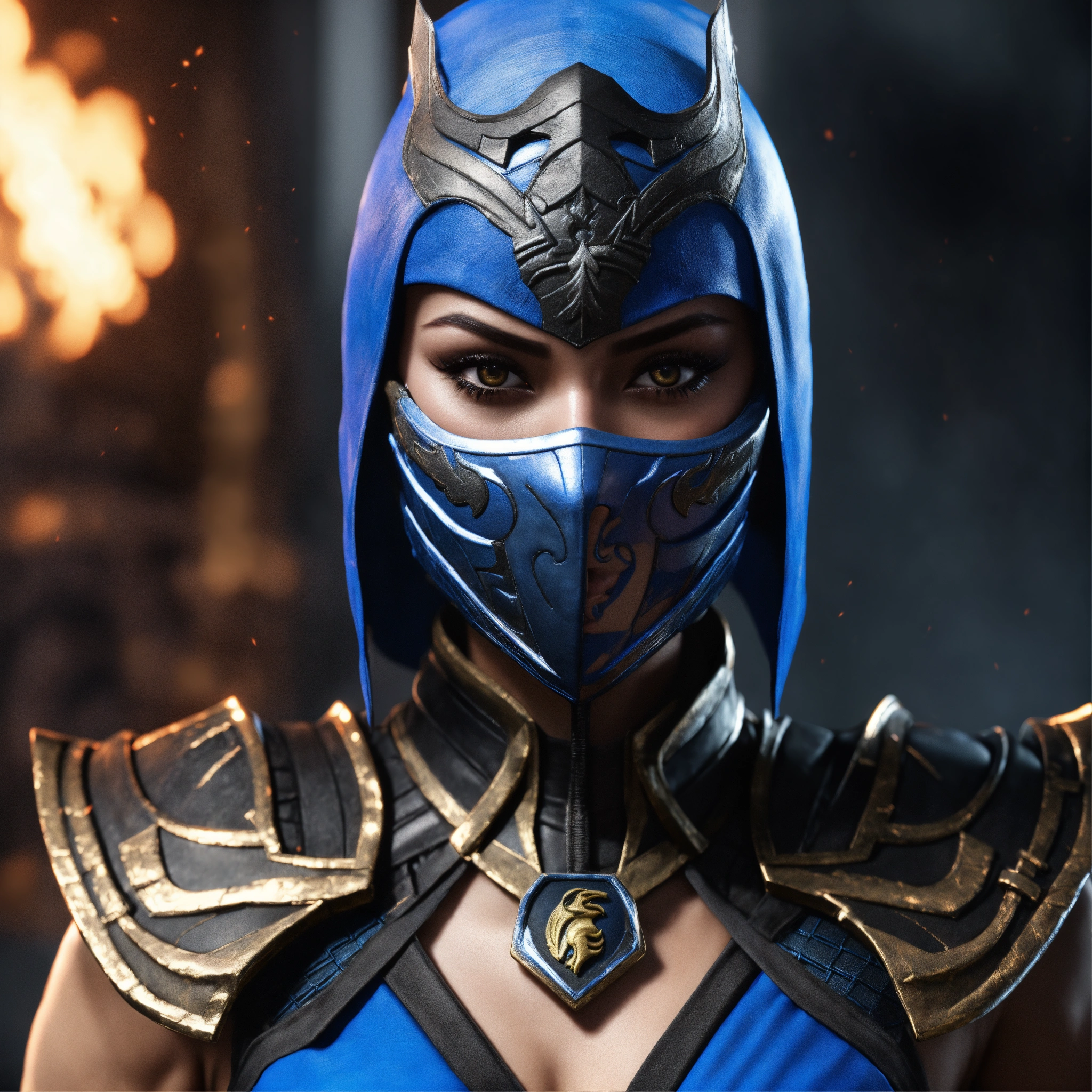 Lexica - Mortal kombat kitana character ultra realistic, unreal engine ...