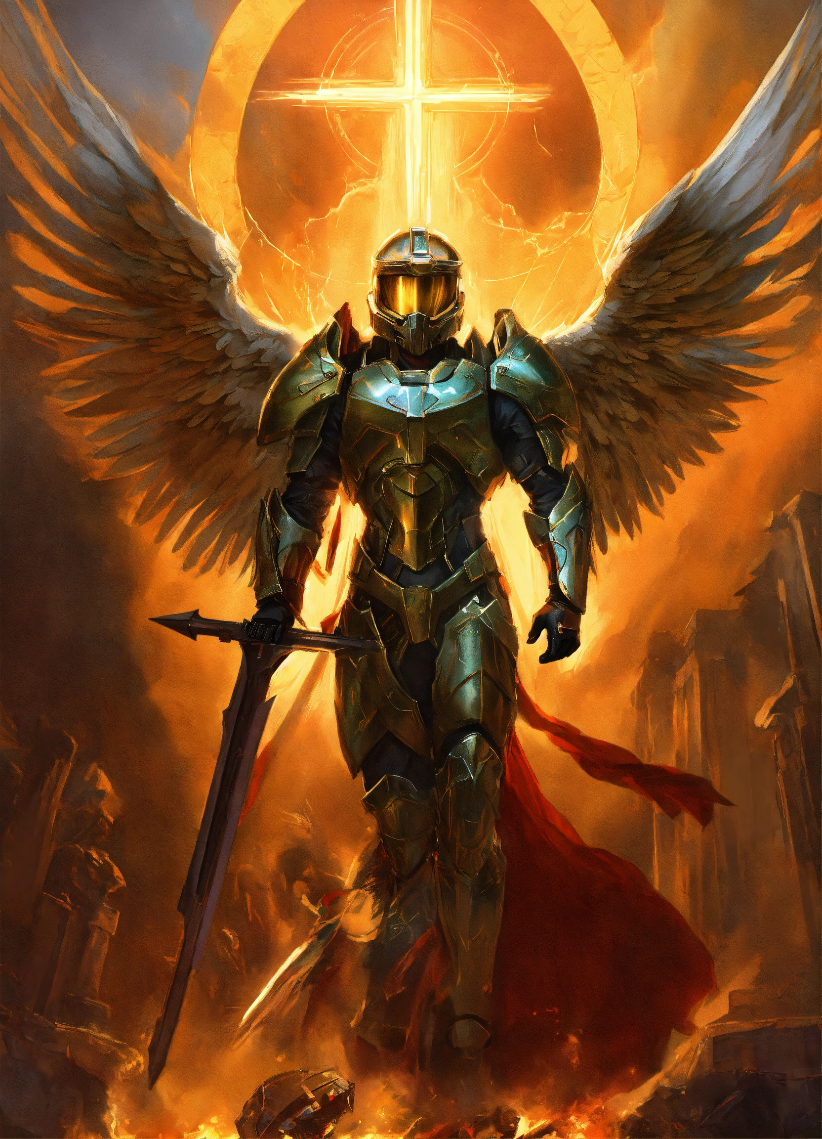 Lexica - Angel worrier, holy armor, vengeance, halo, gates of heaven
