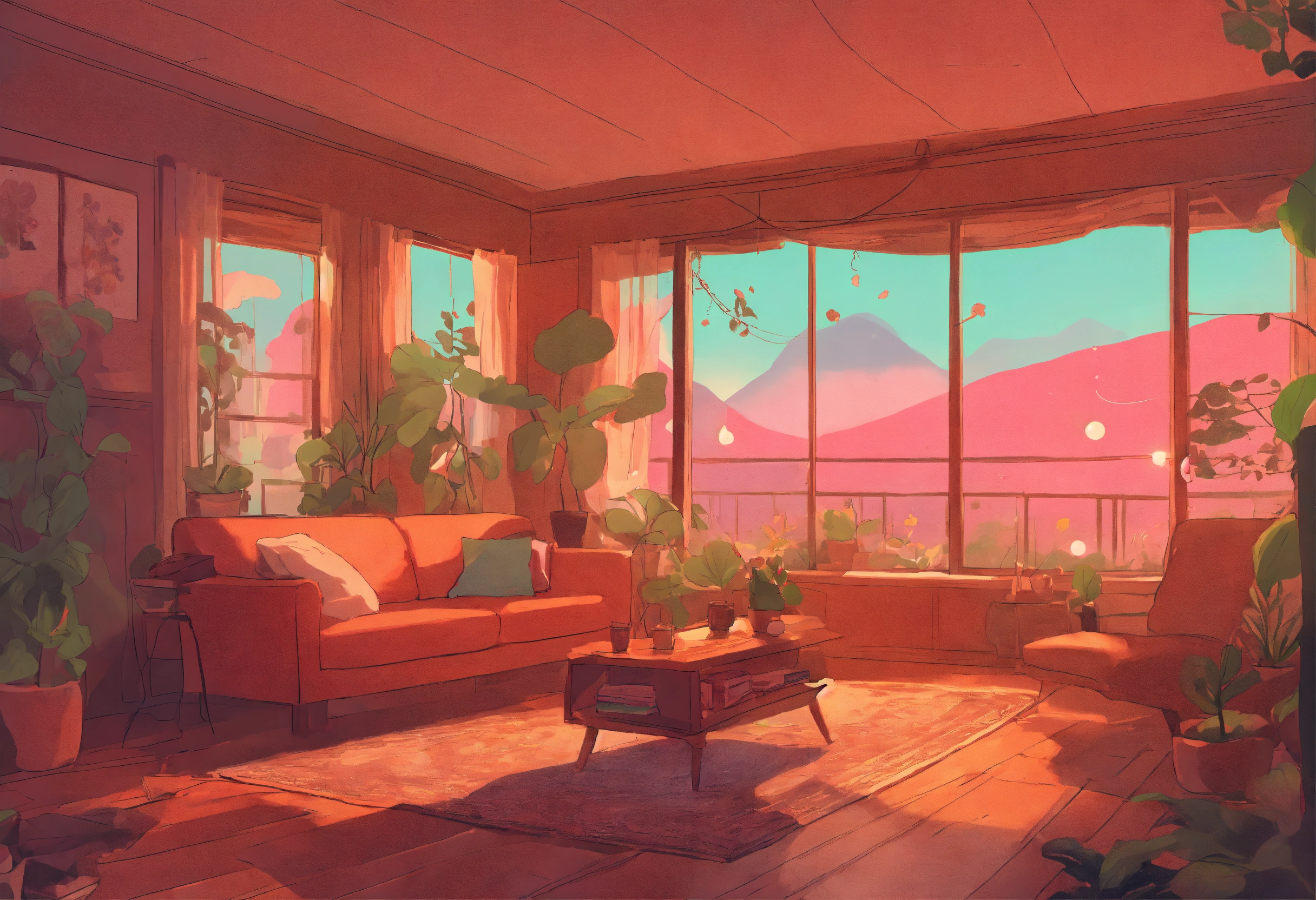 Lexica - "Generate a captivating YouTube thumbnail for a lofi music ...