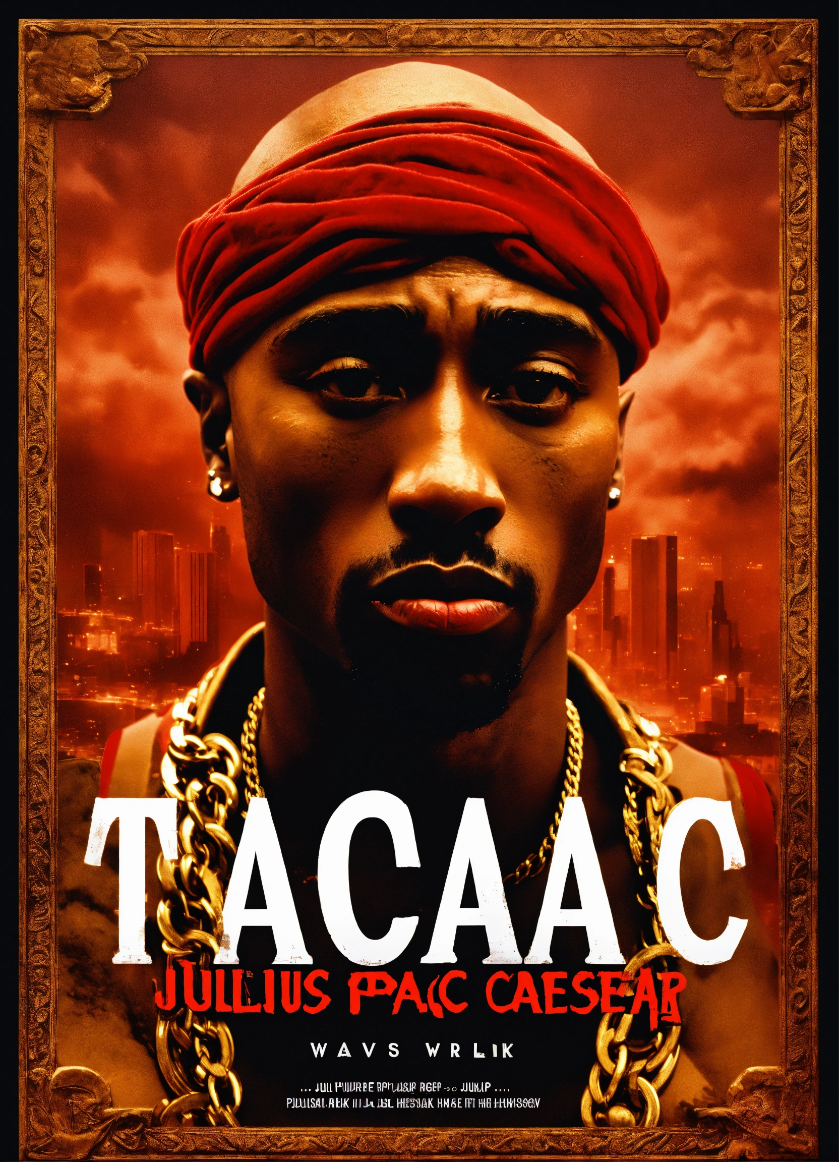 Lexica - Create a book cover for Tupac Shakur as Julius Caesar 8k ...