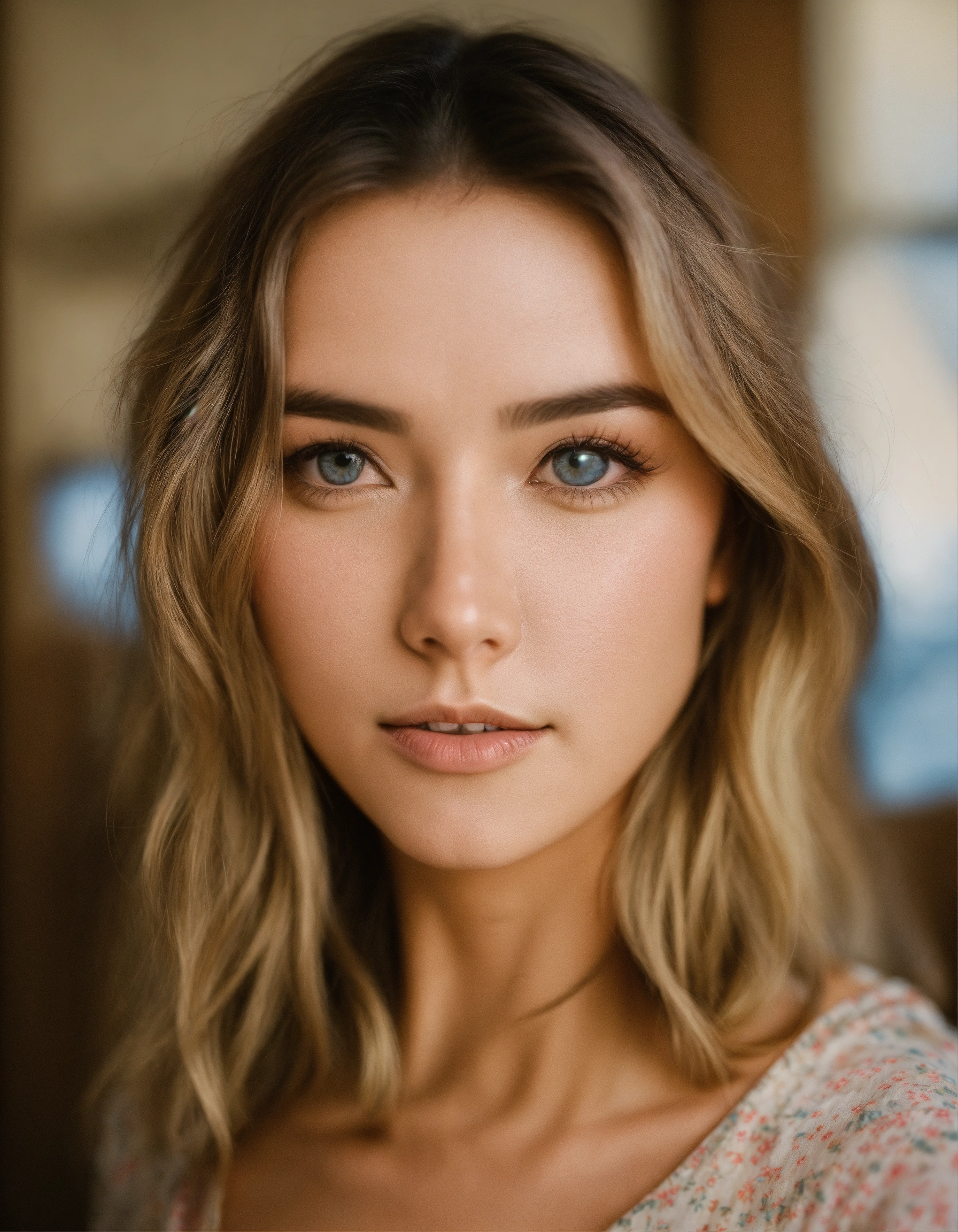 Lexica - Tilting head sideways and eyes open close.