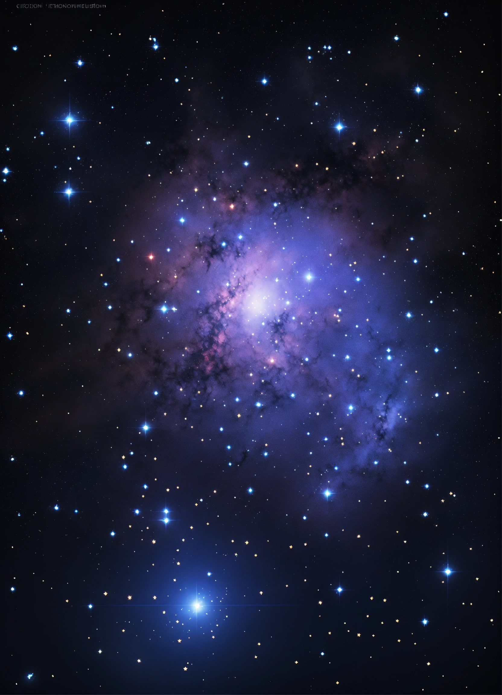 Lexica - Realistic orion constellation illustration no background