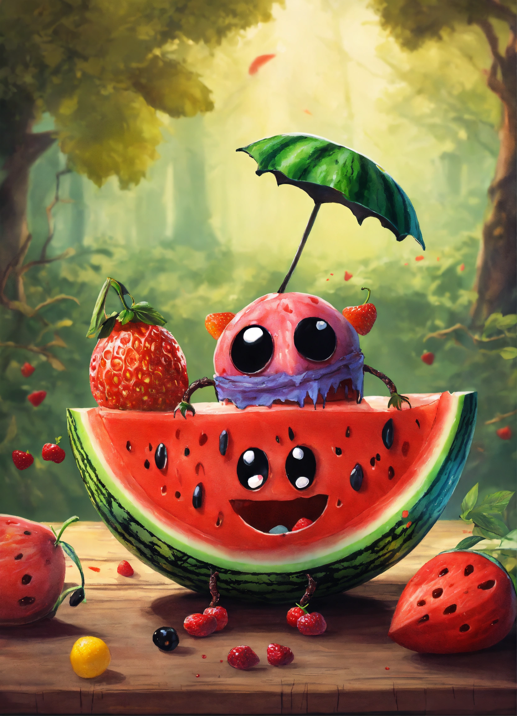 Lexica - Bring undead fruits to life in your artwork! 🍓🧟 Create ...