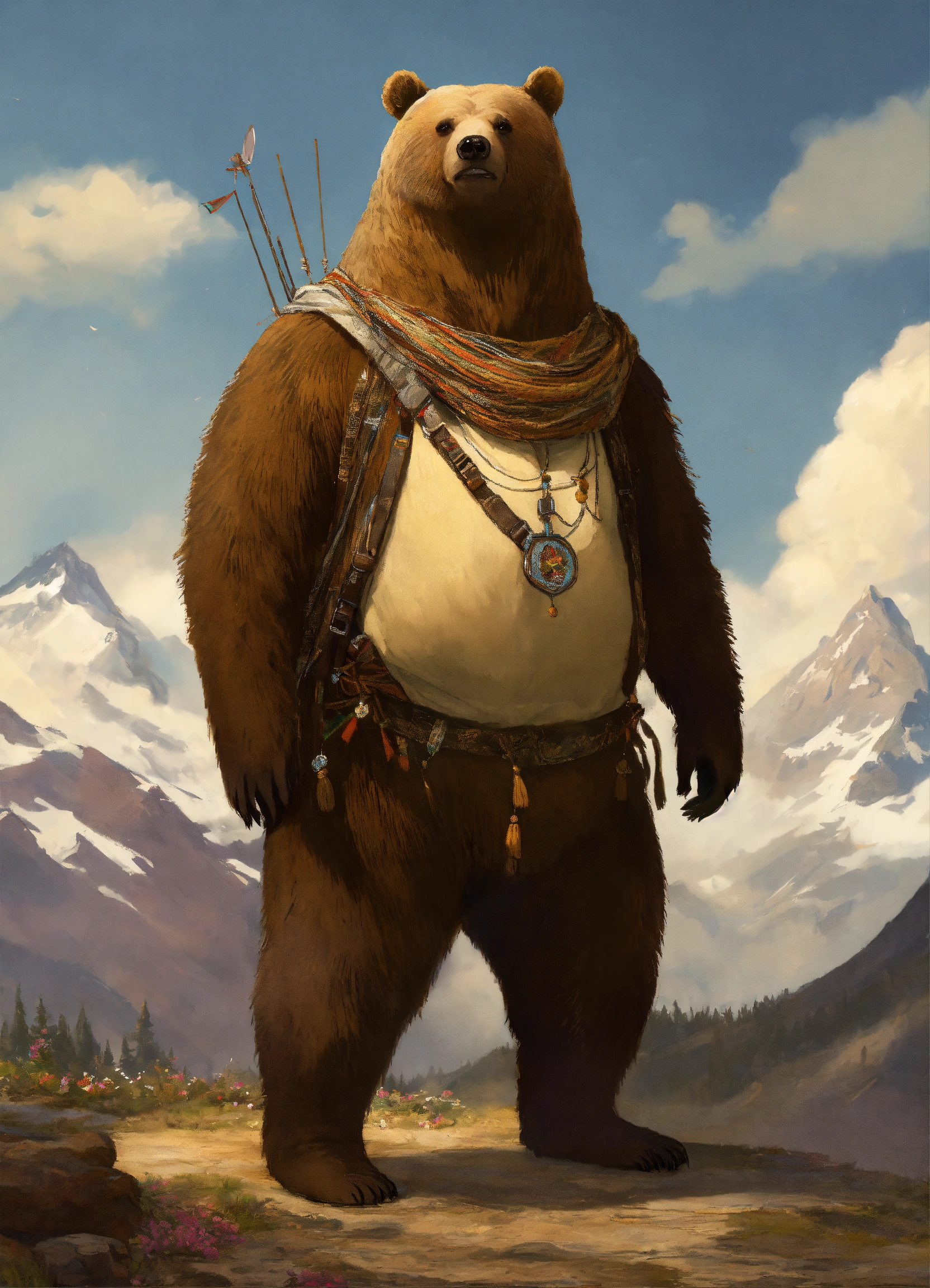 Lexica - A round bear-like wanderer called "Baba"