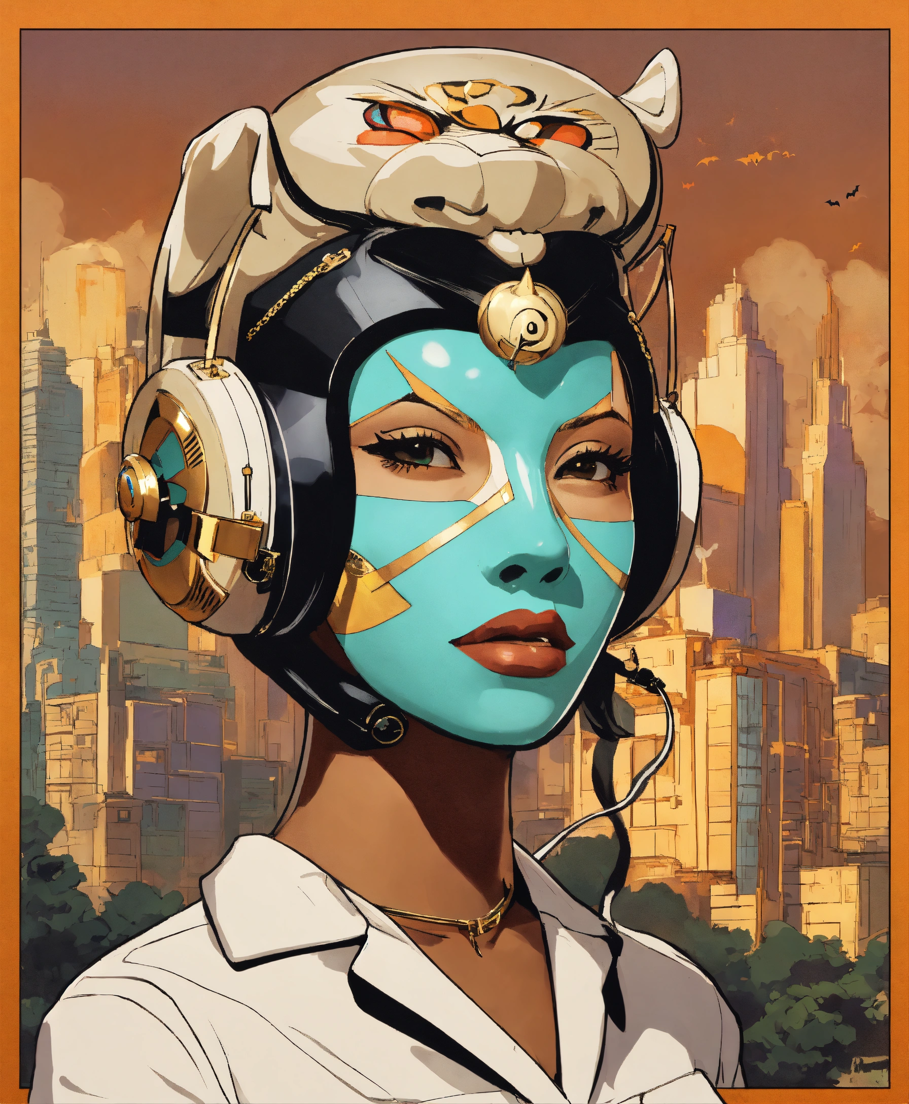 Lexica - ((Jaguar Halloween mask|face)), Multiple anime, black jetsons ...