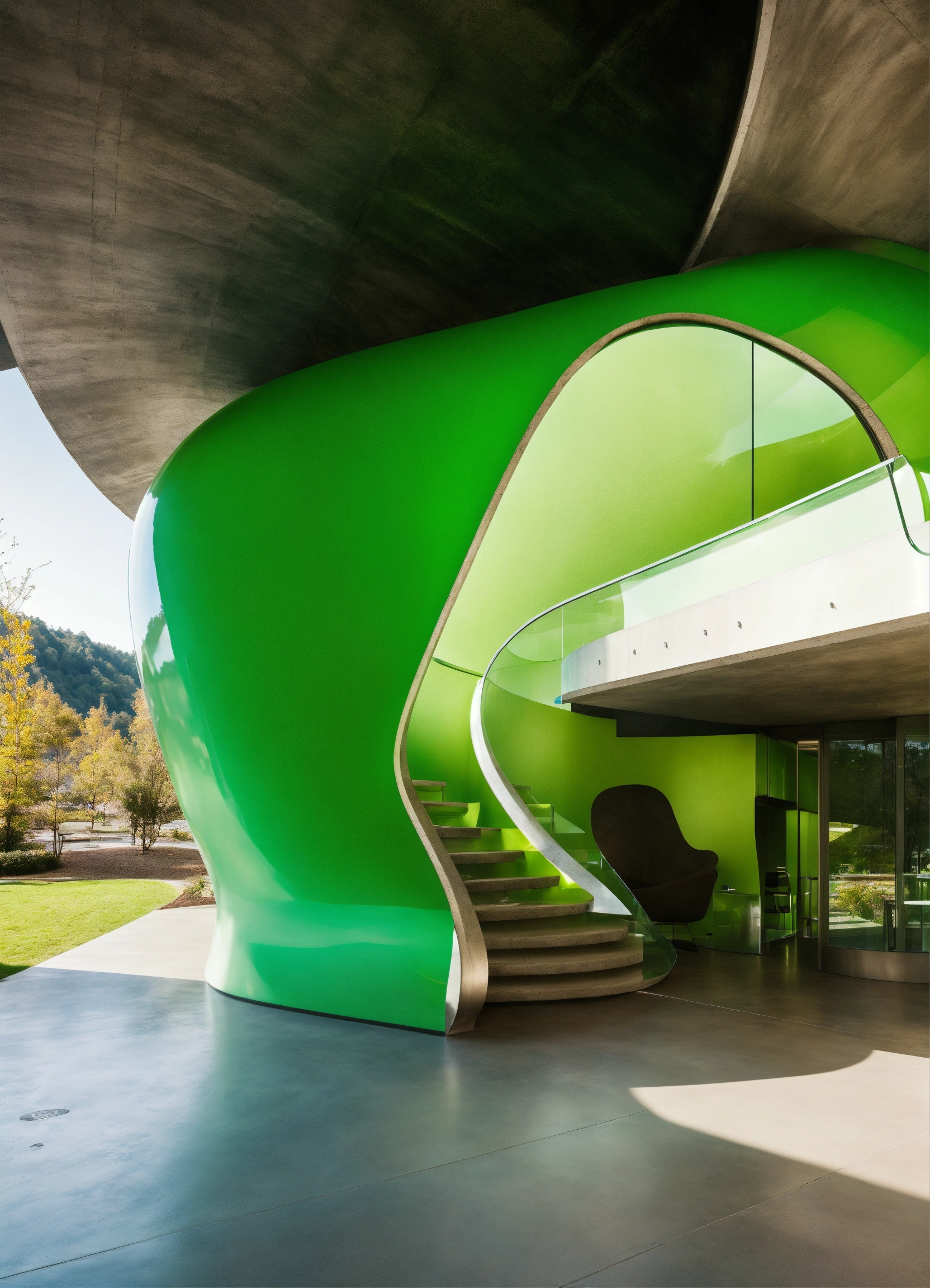 Lexica - A contemporary architectural building in the shape of a snail ...